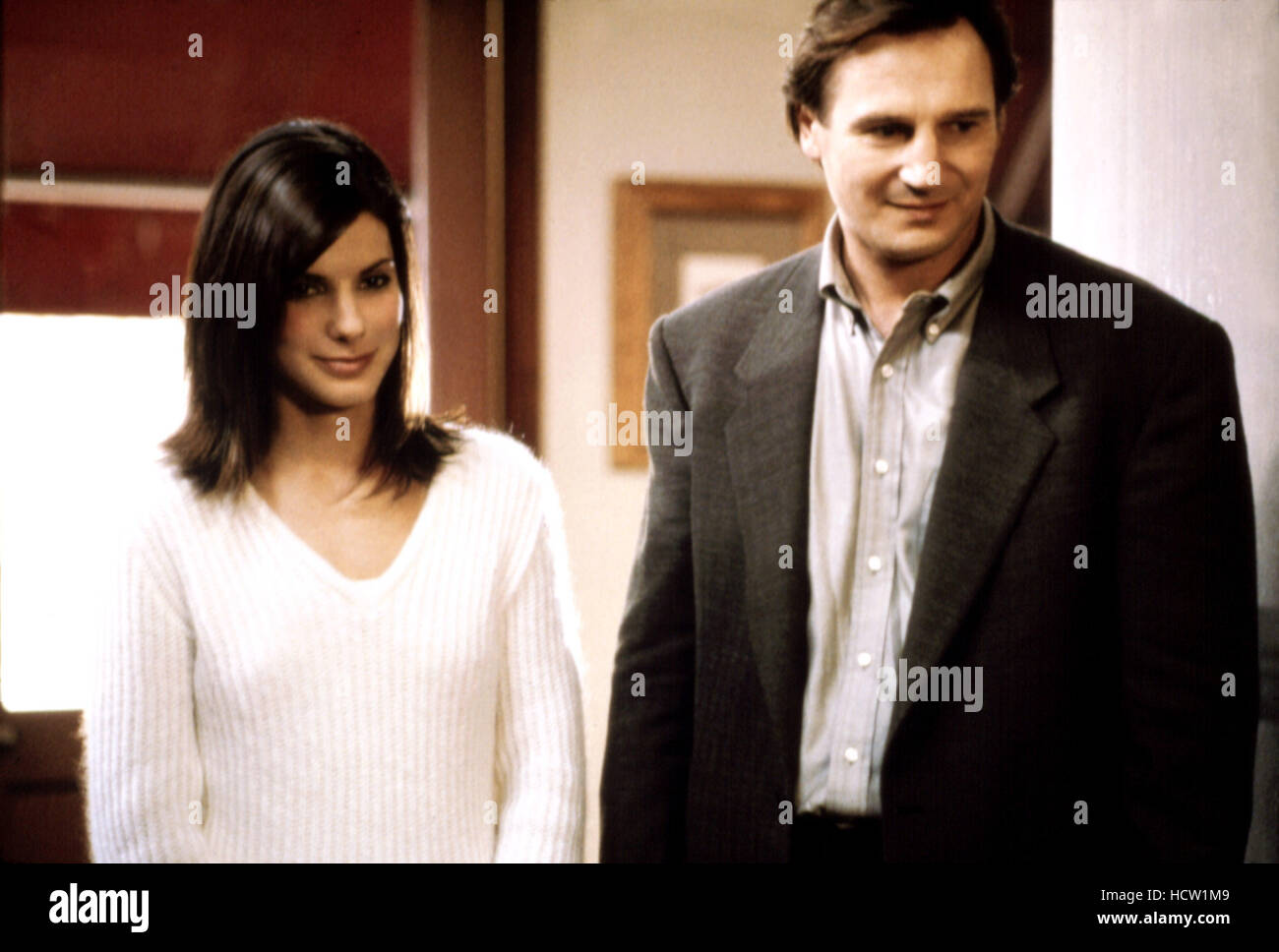 GUN SHY, Sandra Bullock, Liam Neeson, 2000 Stock Photo - Alamy