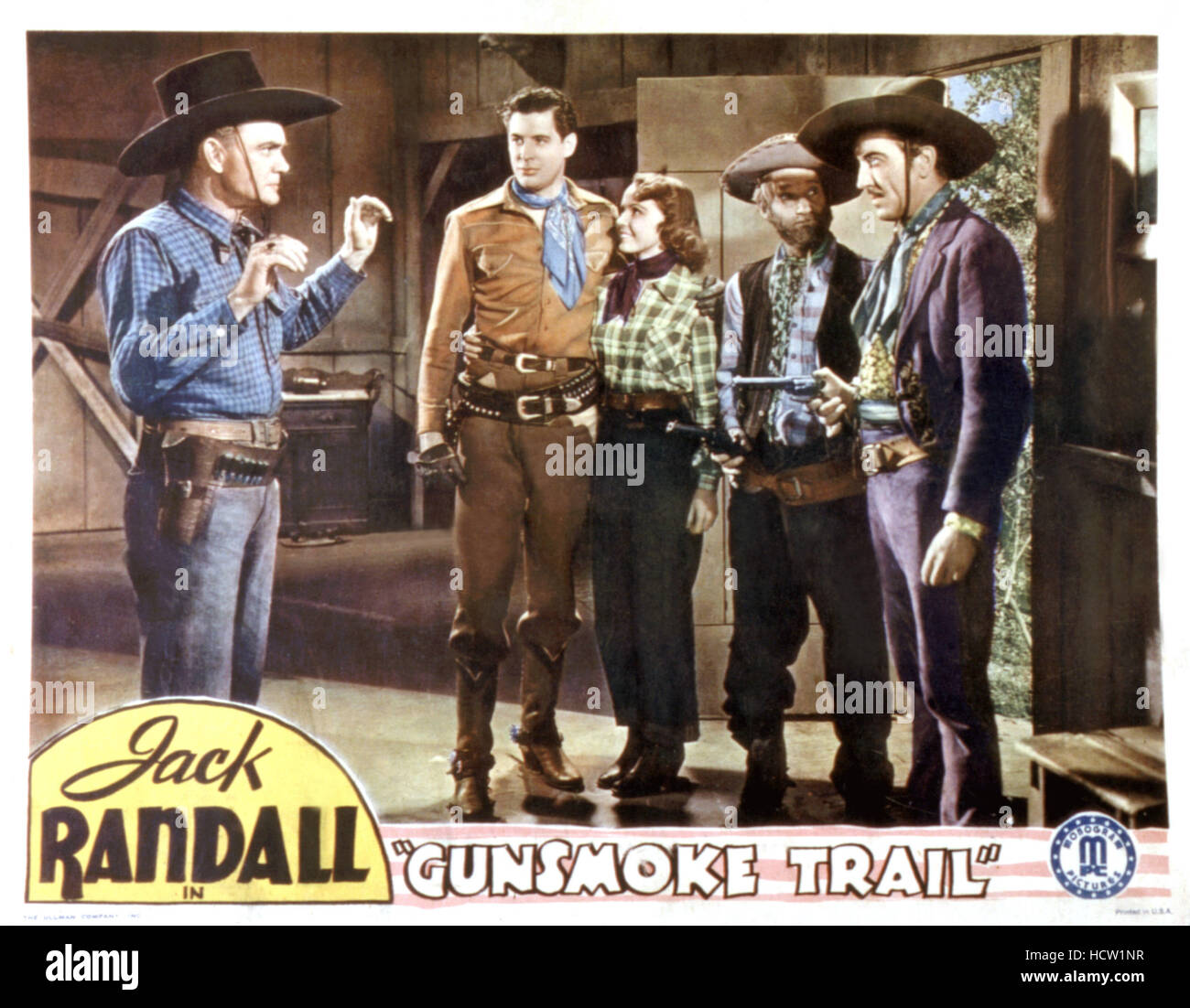 GUNSMOKE TRAIL, John Merton, Jack Randall, Louise Stanley, Al St. John ...