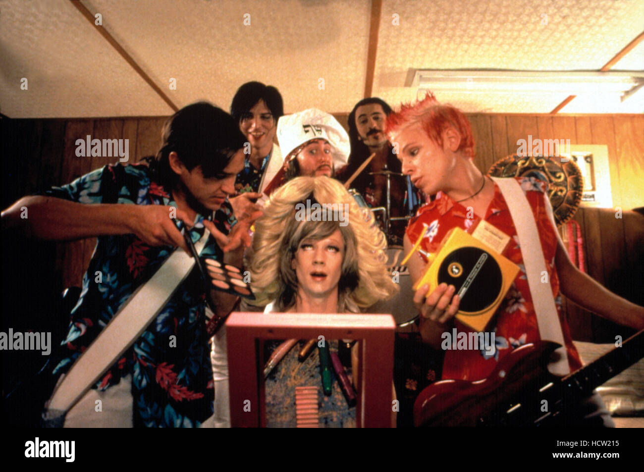 HEDWIG AND THE ANGRY INCH, (front row) Rob Campbell, John Cameron ...