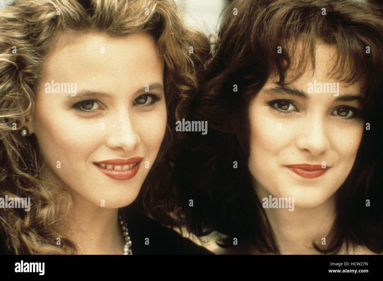 HEATHERS, from left: Kim Walker, Winona Ryder, 1988, © New World ...