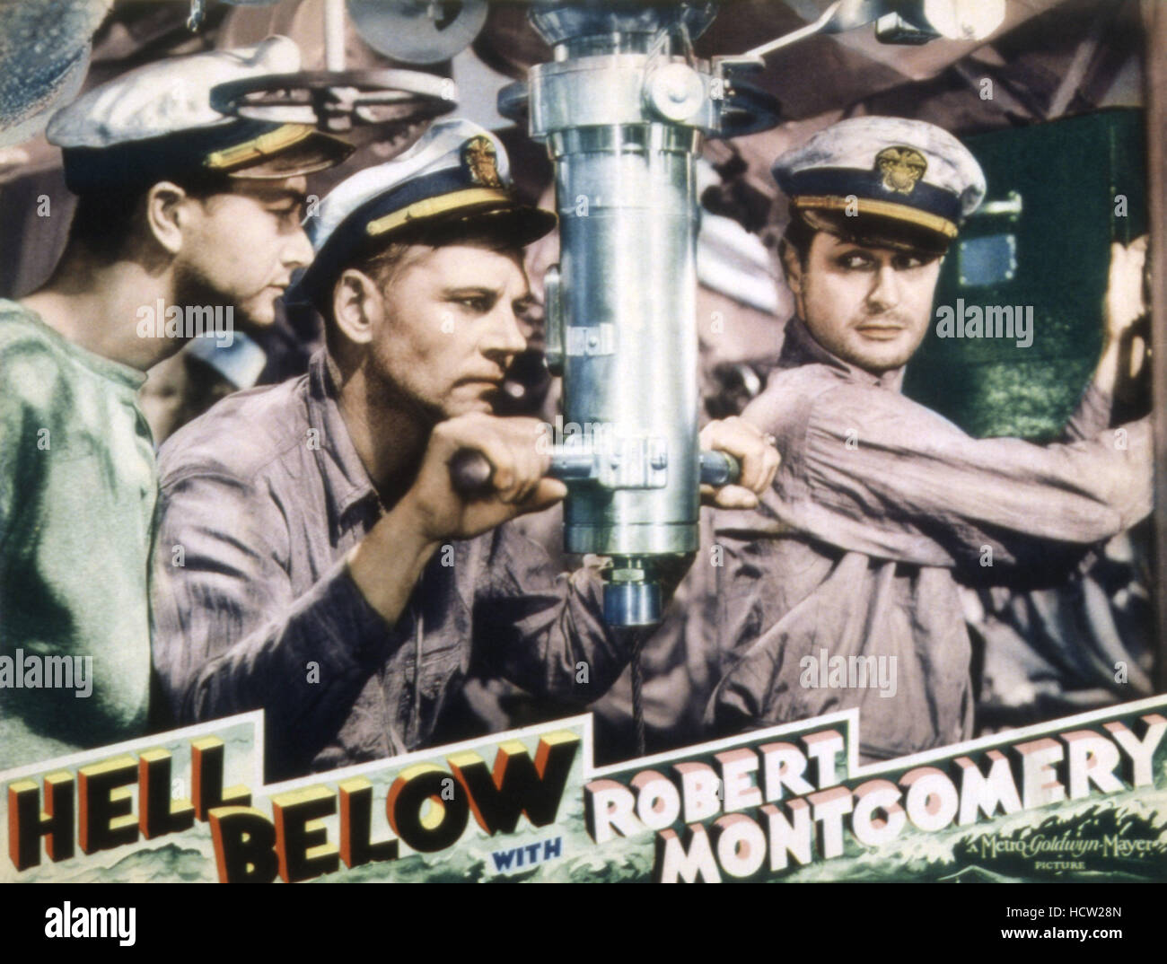 HELL BELOW, Robert Young, Walter Huston, Robert Montgomery, 1933 Stock Photo - Alamy