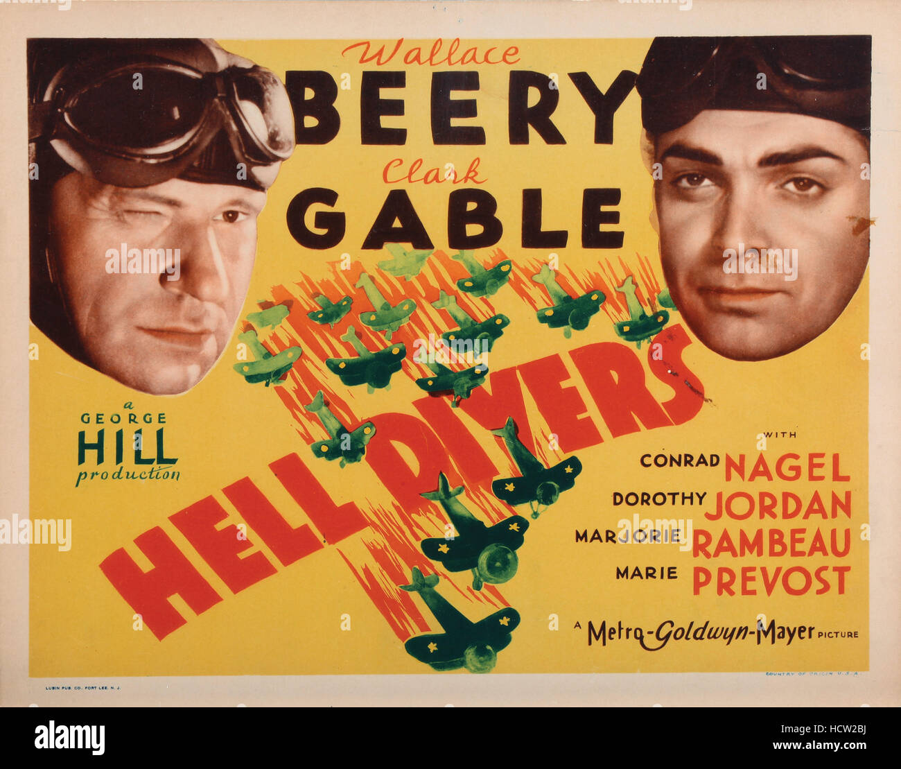 HELL DIVERS, Wallace Beery, Clark Gable, 1932 Stock Photo - Alamy