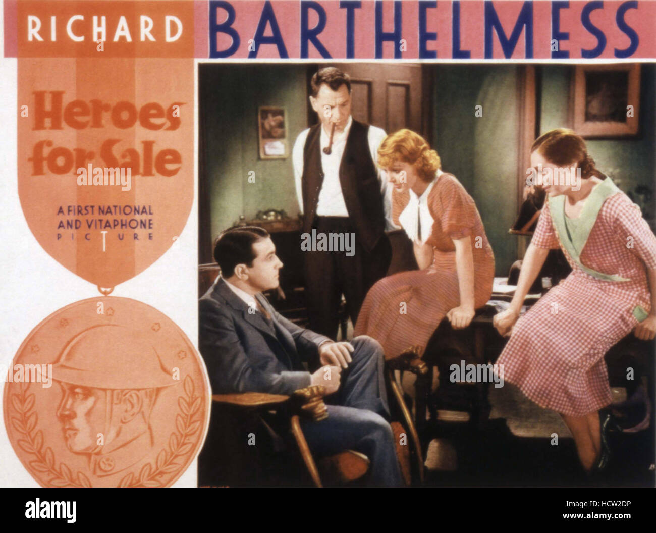 HEROES FOR SALE, Richard Barthelmess, Robert Barret, Loretta Young ...