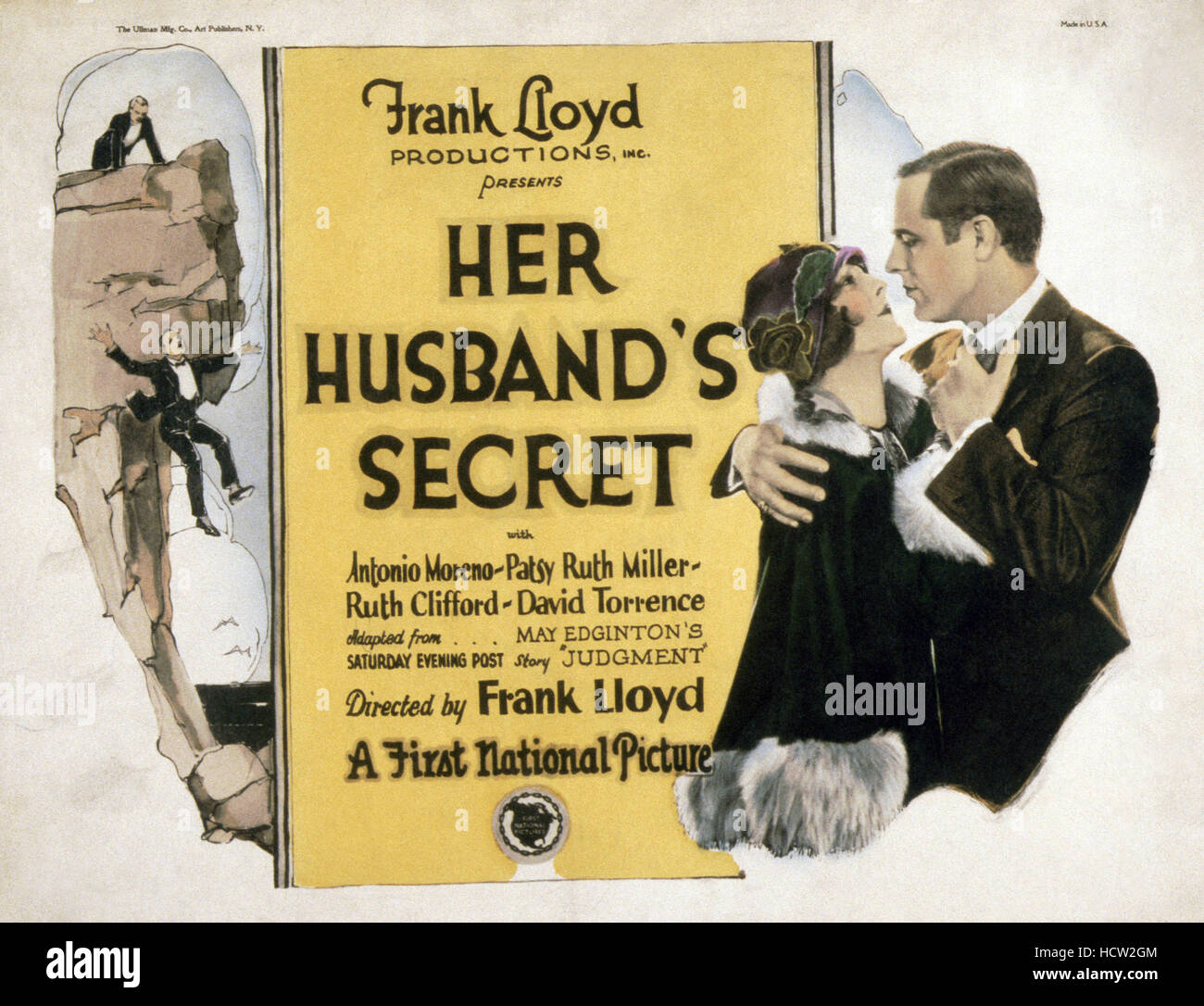 HER HUSBAND'S SECRET, from left: Patsy Ruth Miller, Antonio Moreno ...