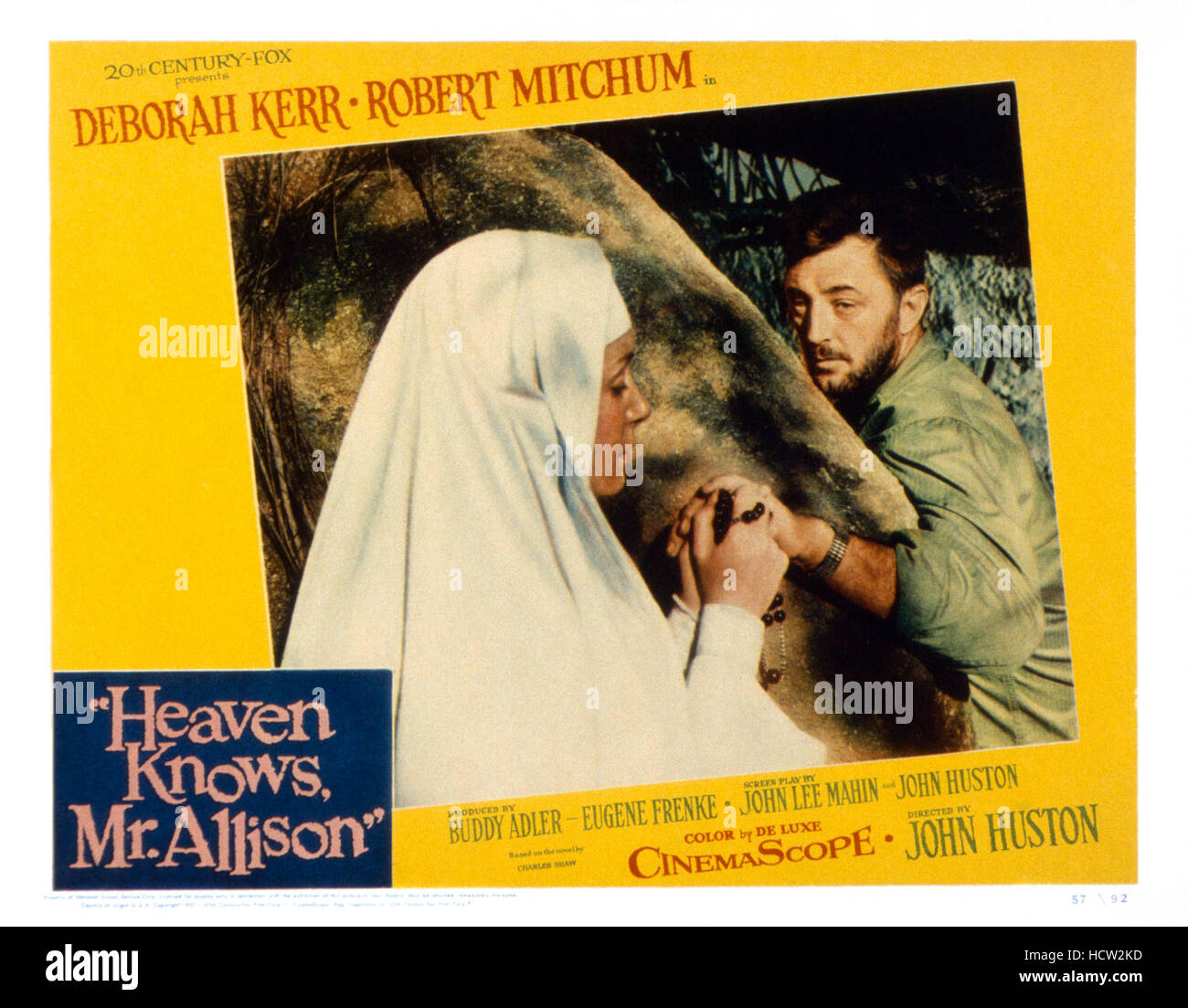 HEAVEN KNOWS MR. ALLISON, US lobbycard, from left: Deborah Kerr, Robert ...