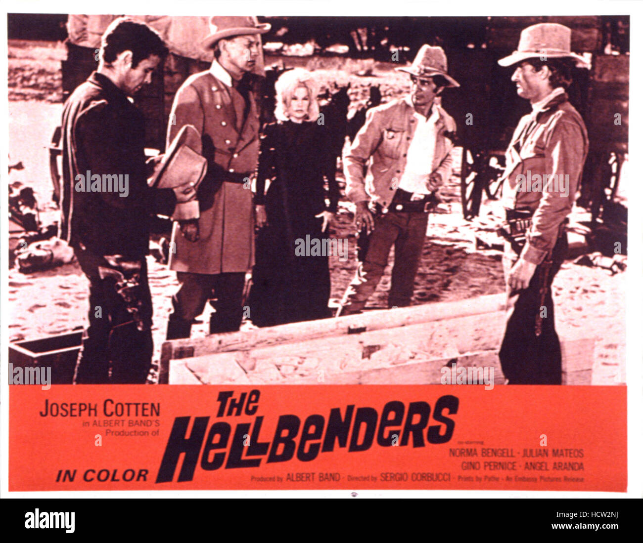 THE HELLBENDERS (aka I CRUDELI; THE CRUEL ONES), Angel Aranda, Joseph Cotten, 1967 Stock Photo ...