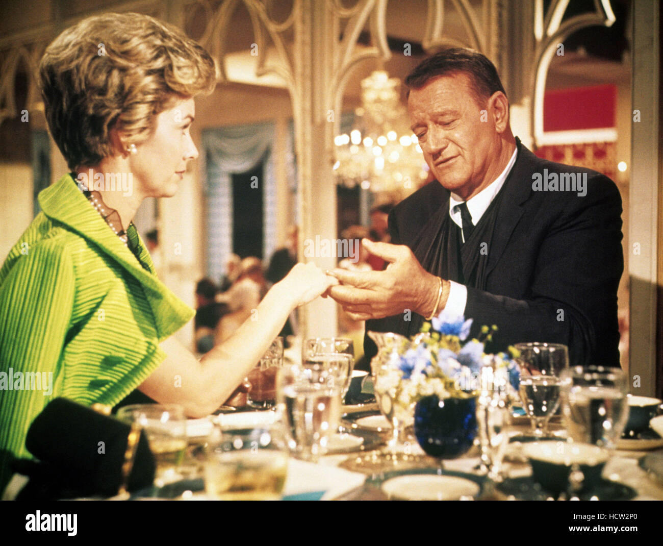 HELLFIGHTERS, from left: Vera Miles, John Wayne, 1968 Stock Photo - Alamy