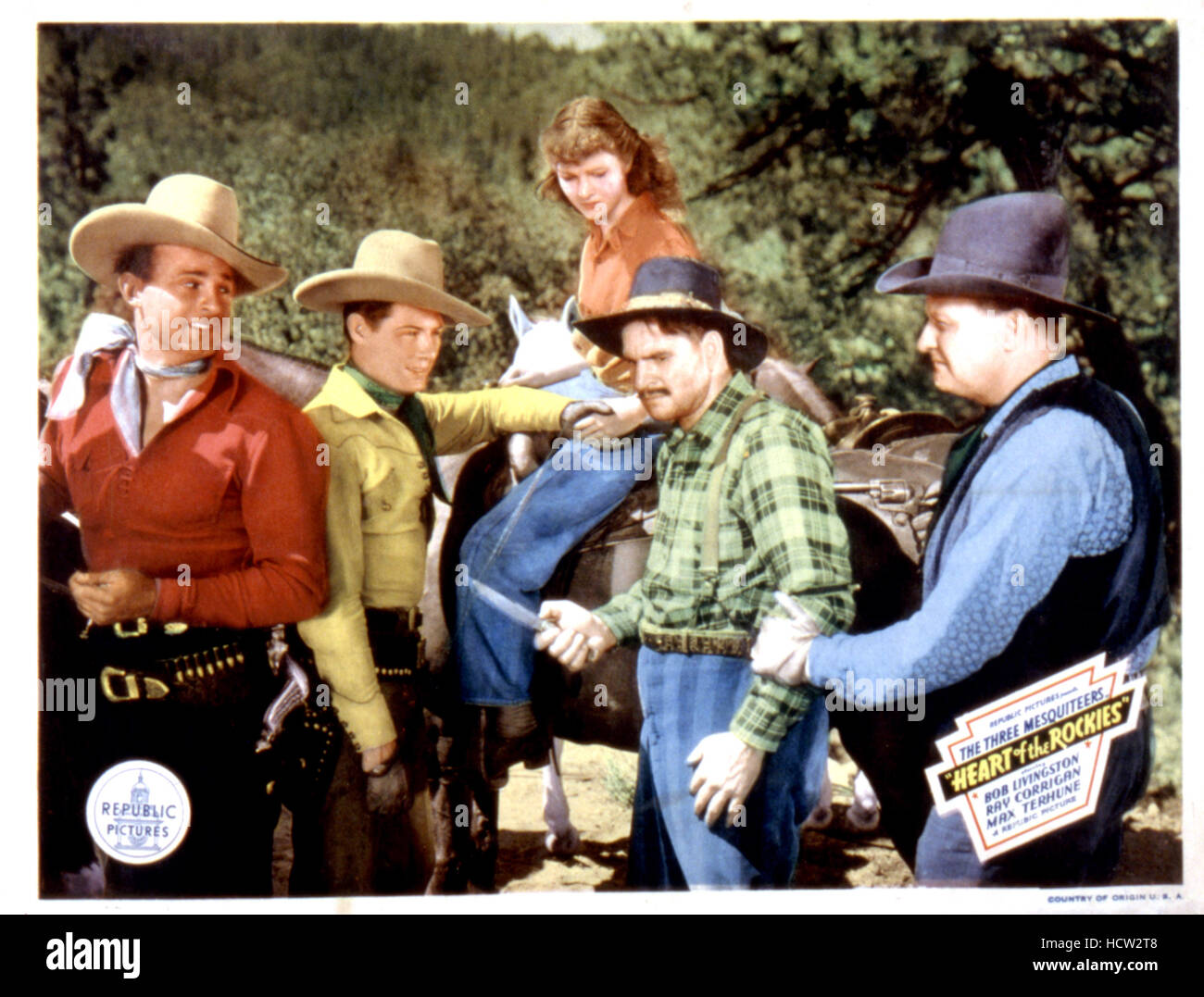 HEART OF THE ROCKIES, Bob Steele, Robert Livingston, Max Terhune, 1941 ...