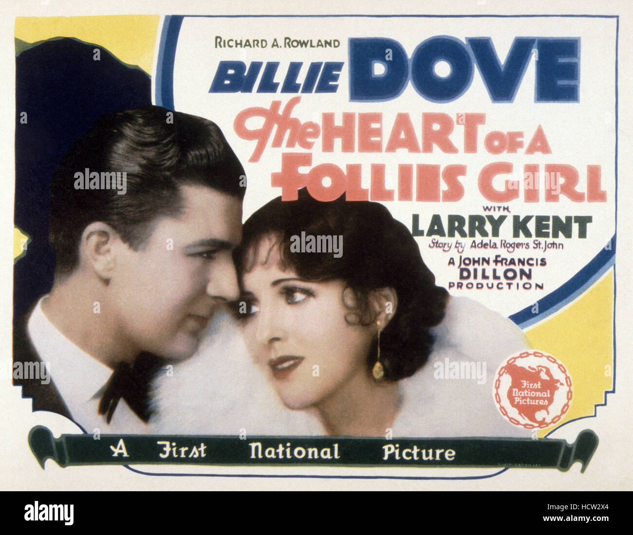 THE HEART OF A FOLLIES GIRL, from left: Larry Kent, Billie Dove, 1928 ...