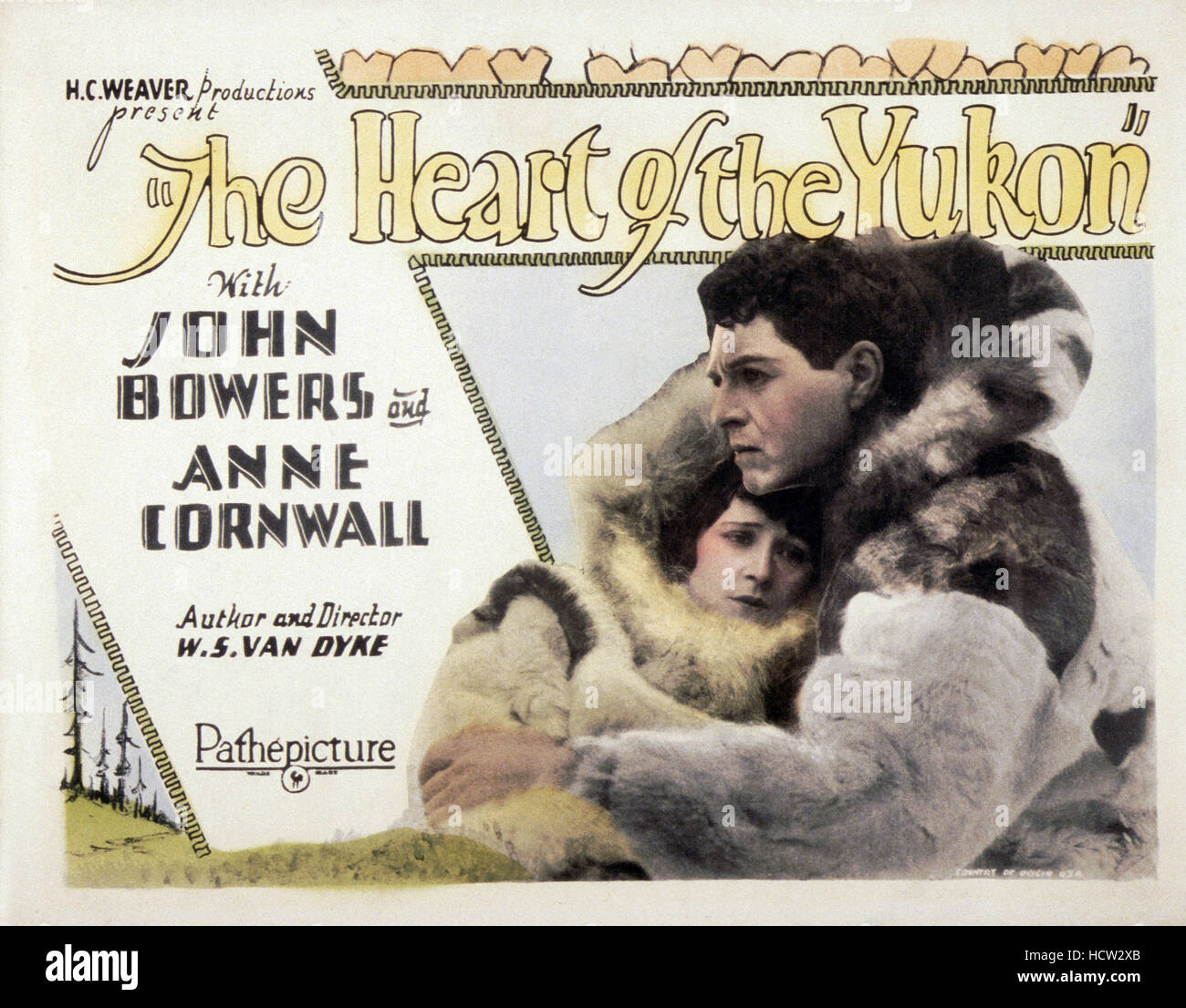 THE HEART OF THE YUKON, from left: Anne Cornwall, John Bowers, 1927 ...