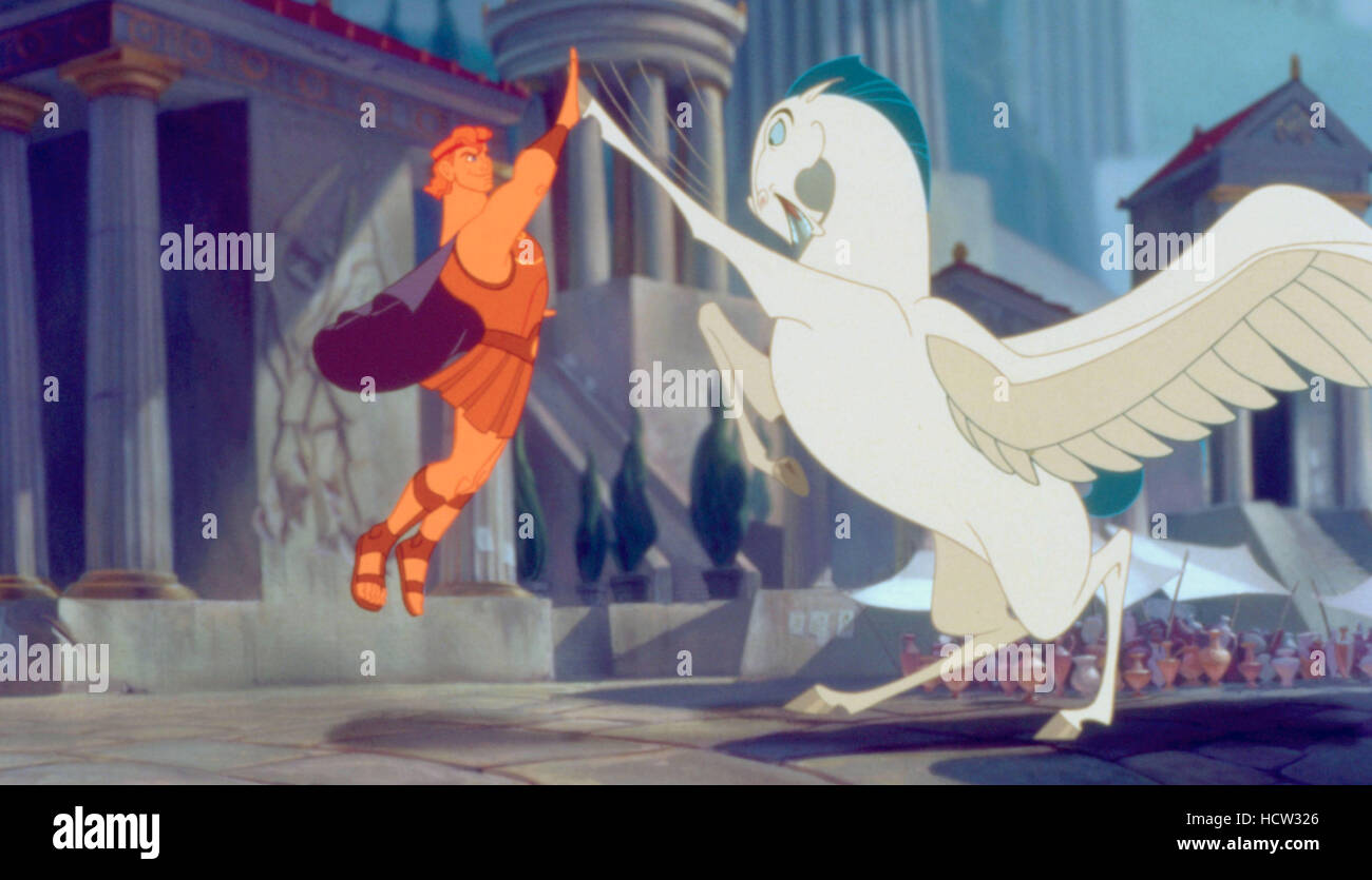 HERCULES, Hercules (voice: Tate Donovan), Pegasus, 1997. ©Buena Vista ...