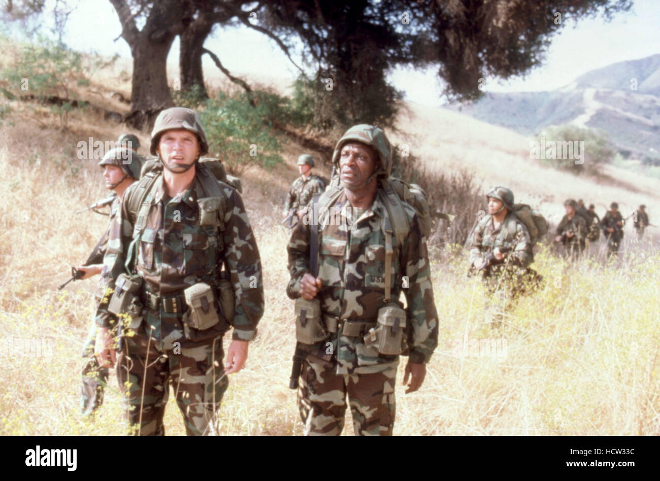 HEARTBREAK RIDGE, Moses Gunn (r.), 1987, (c)Warner Bros./courtesy ...