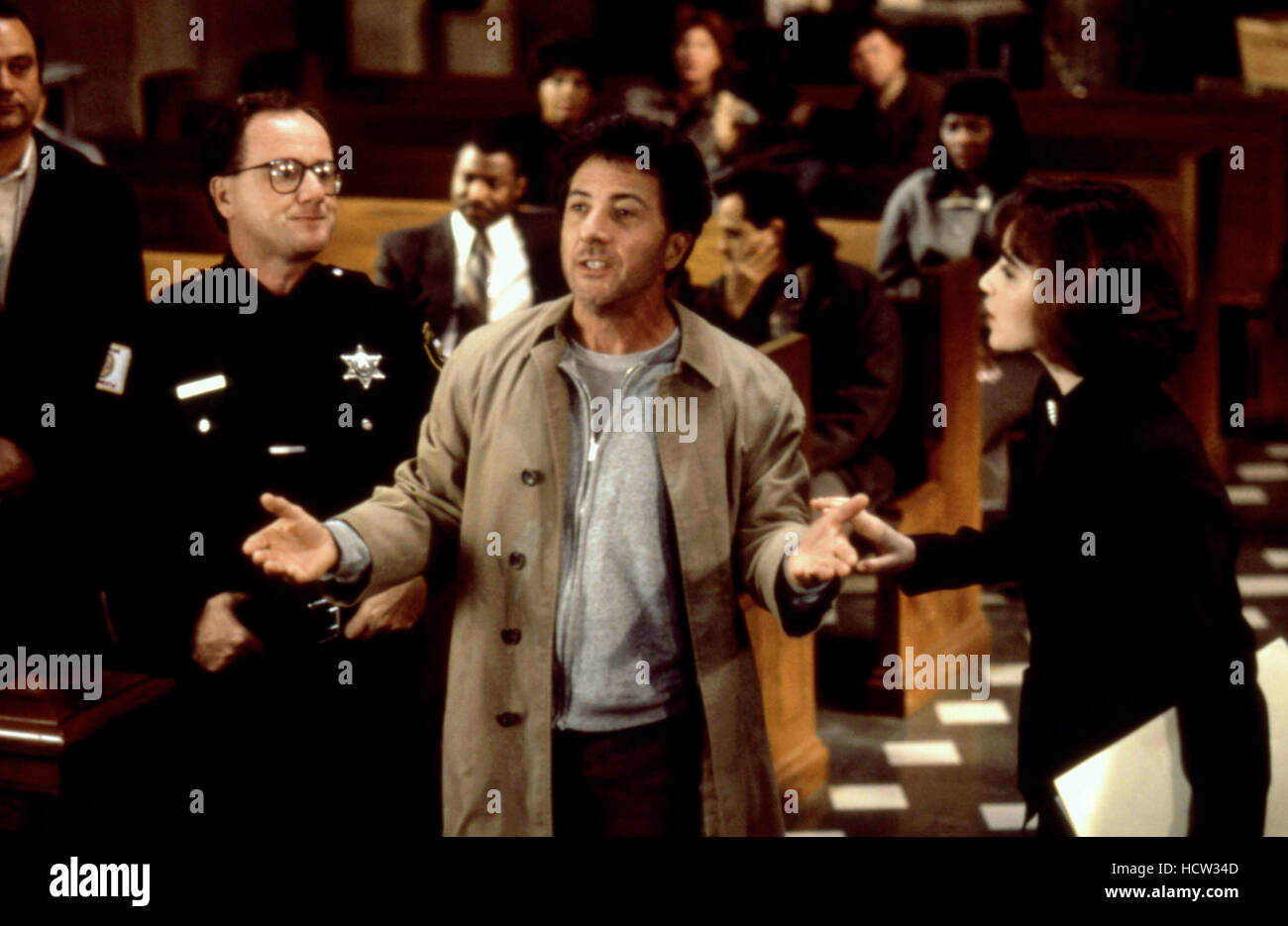 HERO, Dustin Hoffman (center), Susie Cusack, 1992. ©Columbia Pictures ...