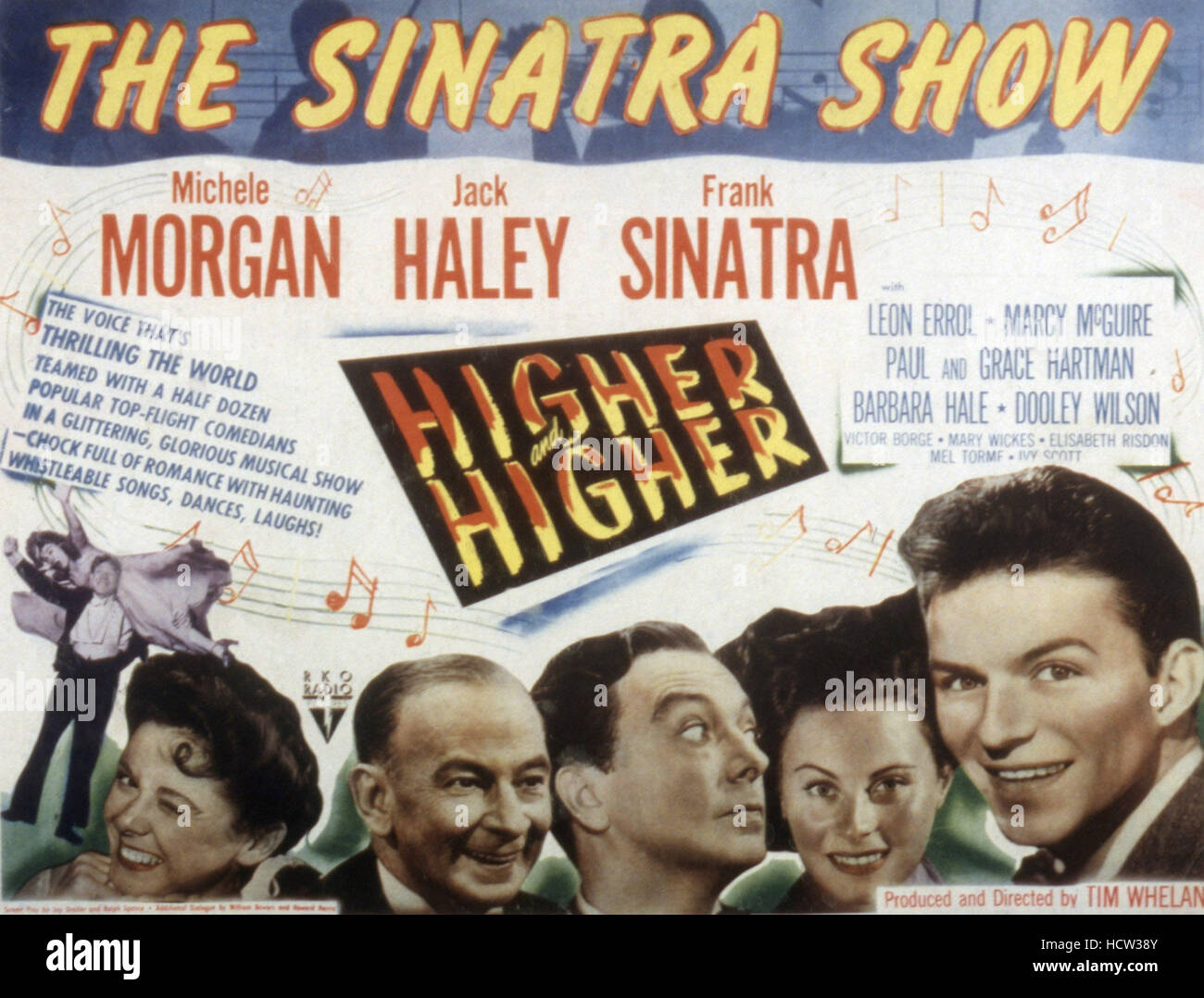 HIGHER AND HIGHER, Grace Hartman, Paul Hartman, Barbara Hale, Leon ...