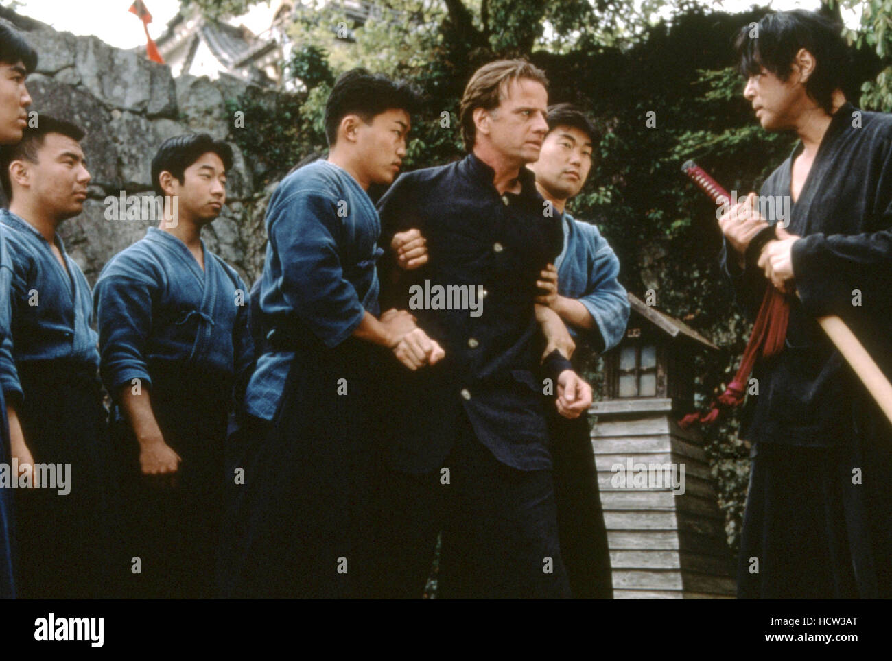 THE HUNTED, Christopher Lambert (center, third from right), Yoshio ...