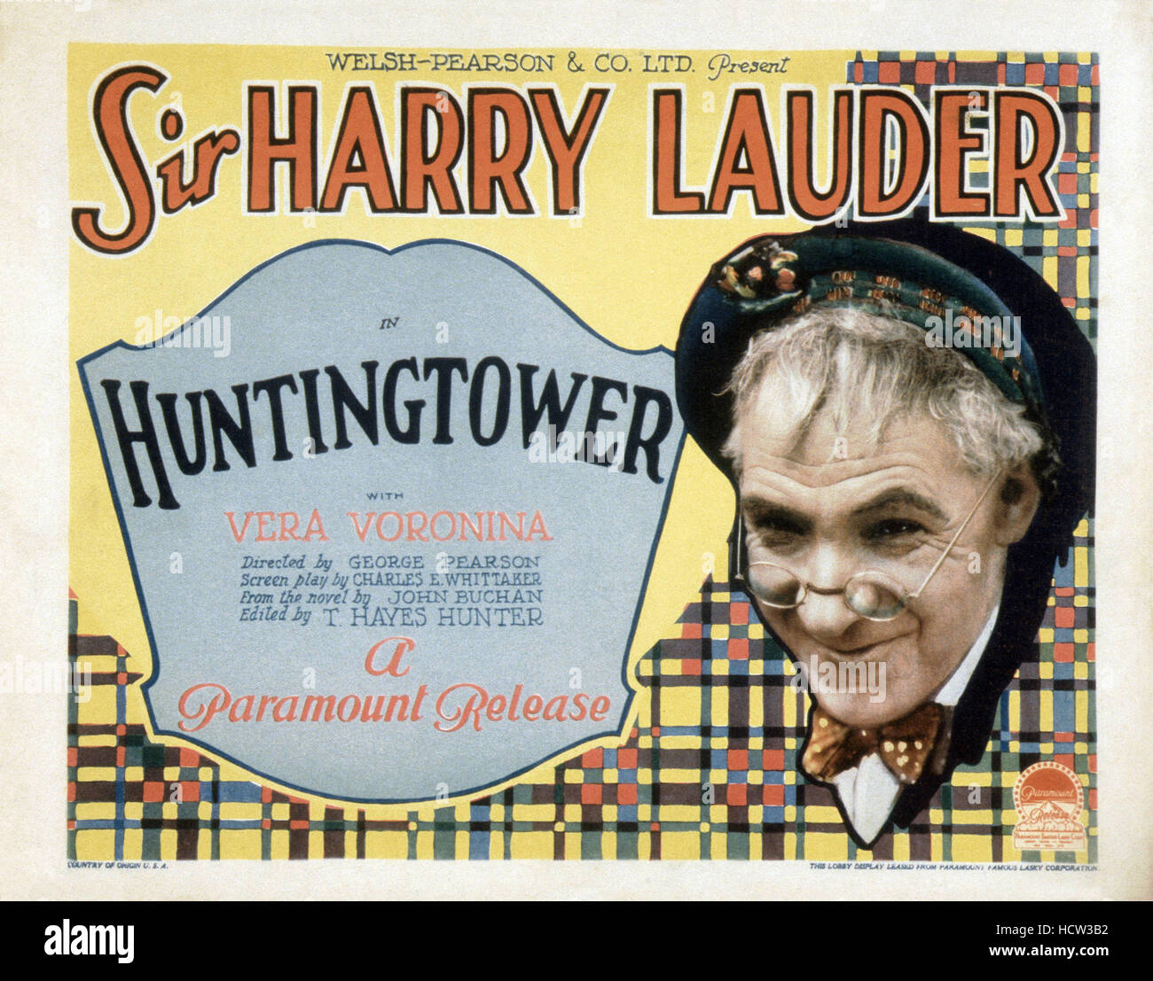 HUNTINGTOWER, Harry Lauder, 1928 Stock Photo - Alamy