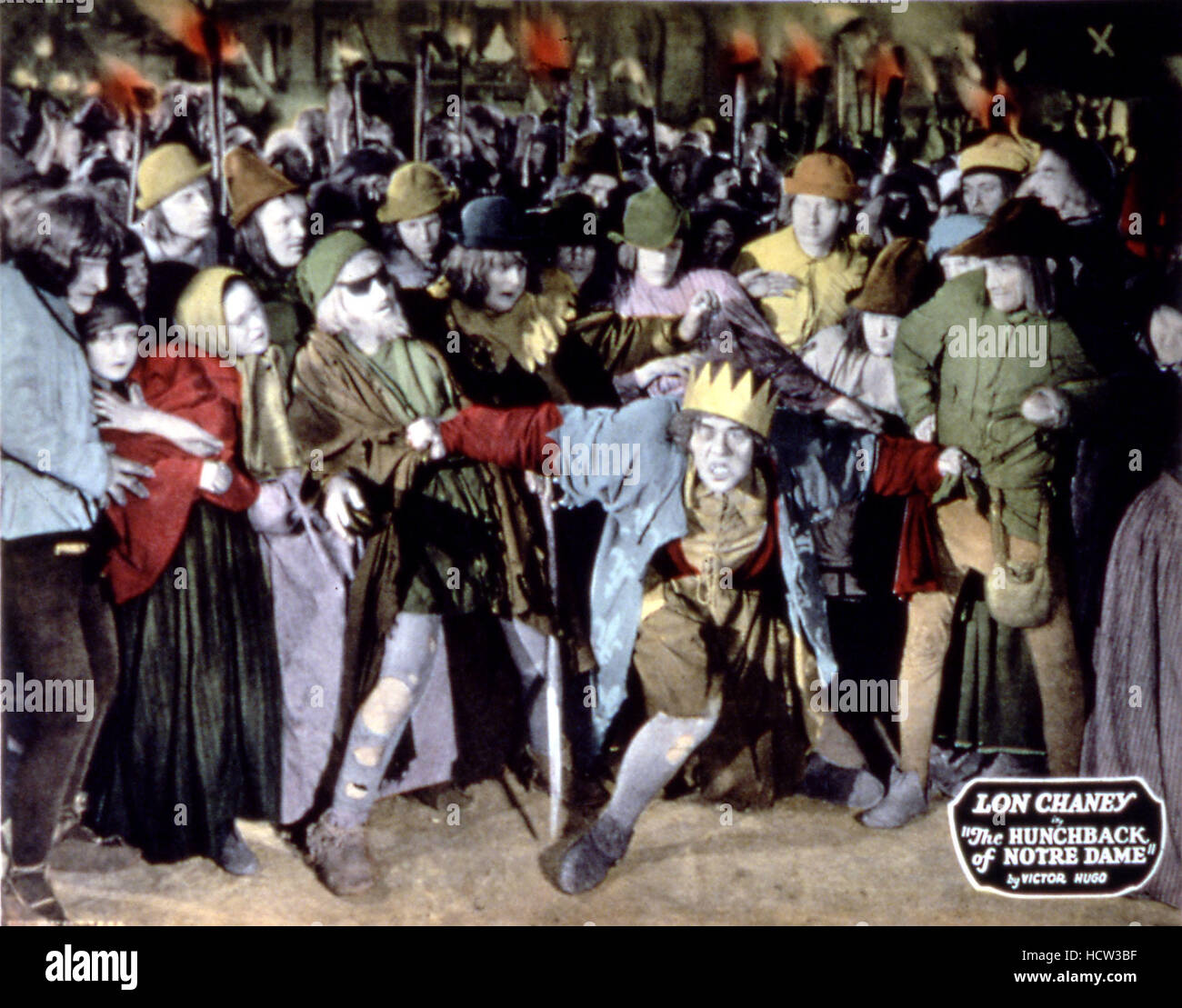 THE HUNCHBACK OF NOTRE DAME, Poster Art, Lon Chaney Sr. , 1923 Stock ...