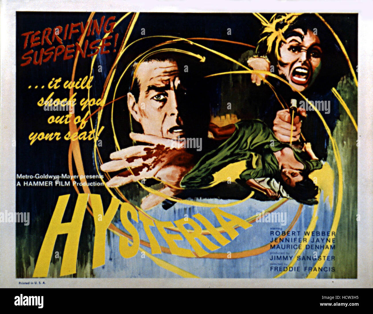 HYSTERIA, Robert Webber, Jennifer Jayne, Lelia Goldoni, 1965 Stock ...