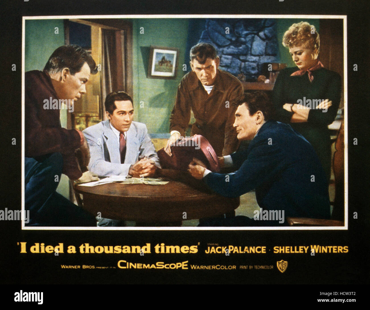 I DIED A THOUSAND TIMES, from left: Lee Marvin, Perry Lopez, Earl ...