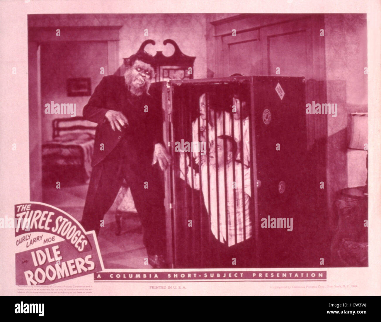 IDLE ROOMERS, Duke York, Larry Fine, Curly Howard, Moe Howard (The ...