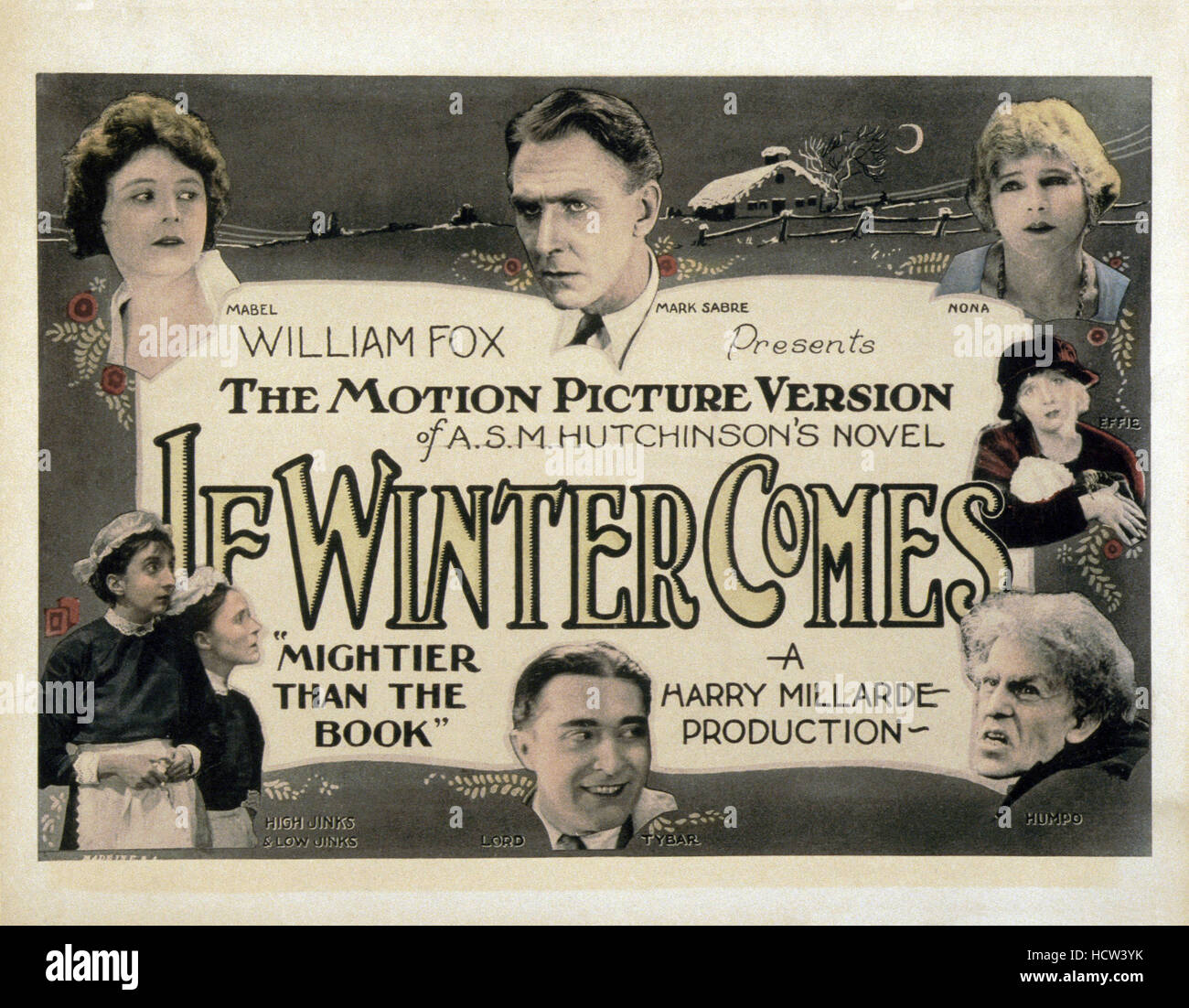 IF WINTER COMES, top from left: Margaret Fielding, Percy Marmont, Ann ...