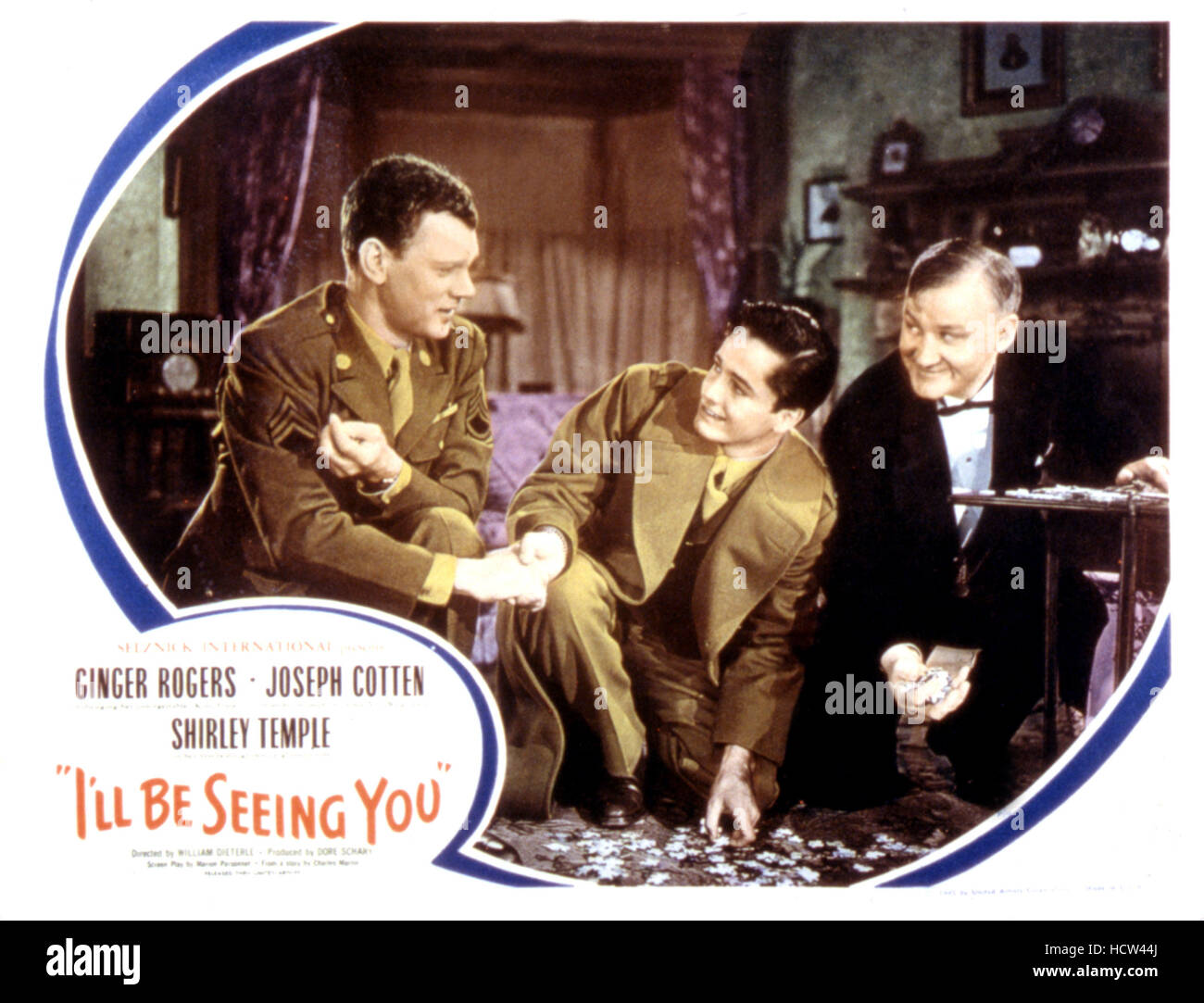 I'LL BE SEEING YOU, Joseph Cotten, John Derek, Tom Tully, 1944 Stock ...