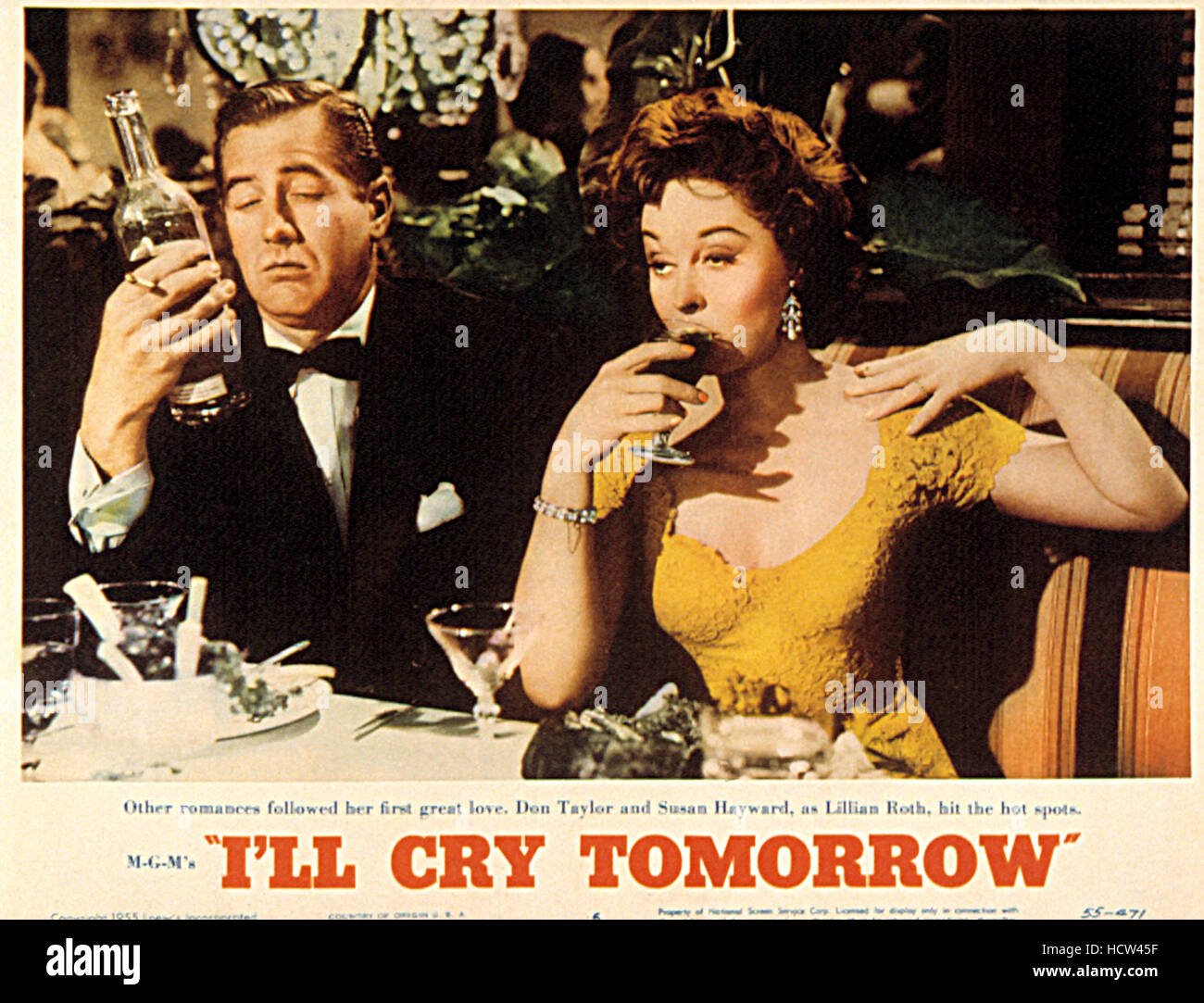 I'LL CRY TOMORROW, Don Taylor, Susan Hayward, 1955 Stock Photo - Alamy