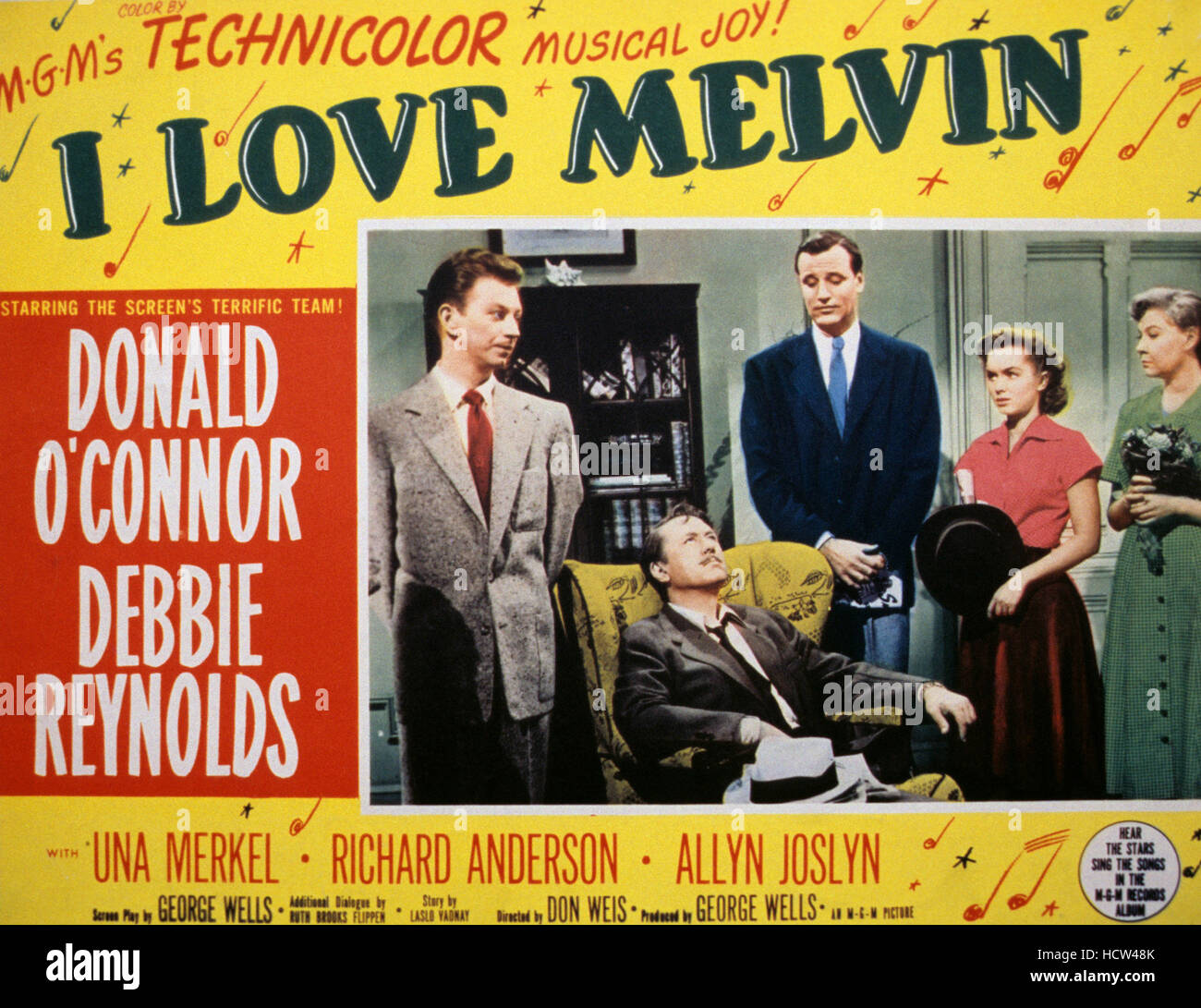 I LOVE MELVIN, from left: Donald O'Connor, Allyn Joslyn, Richard ...