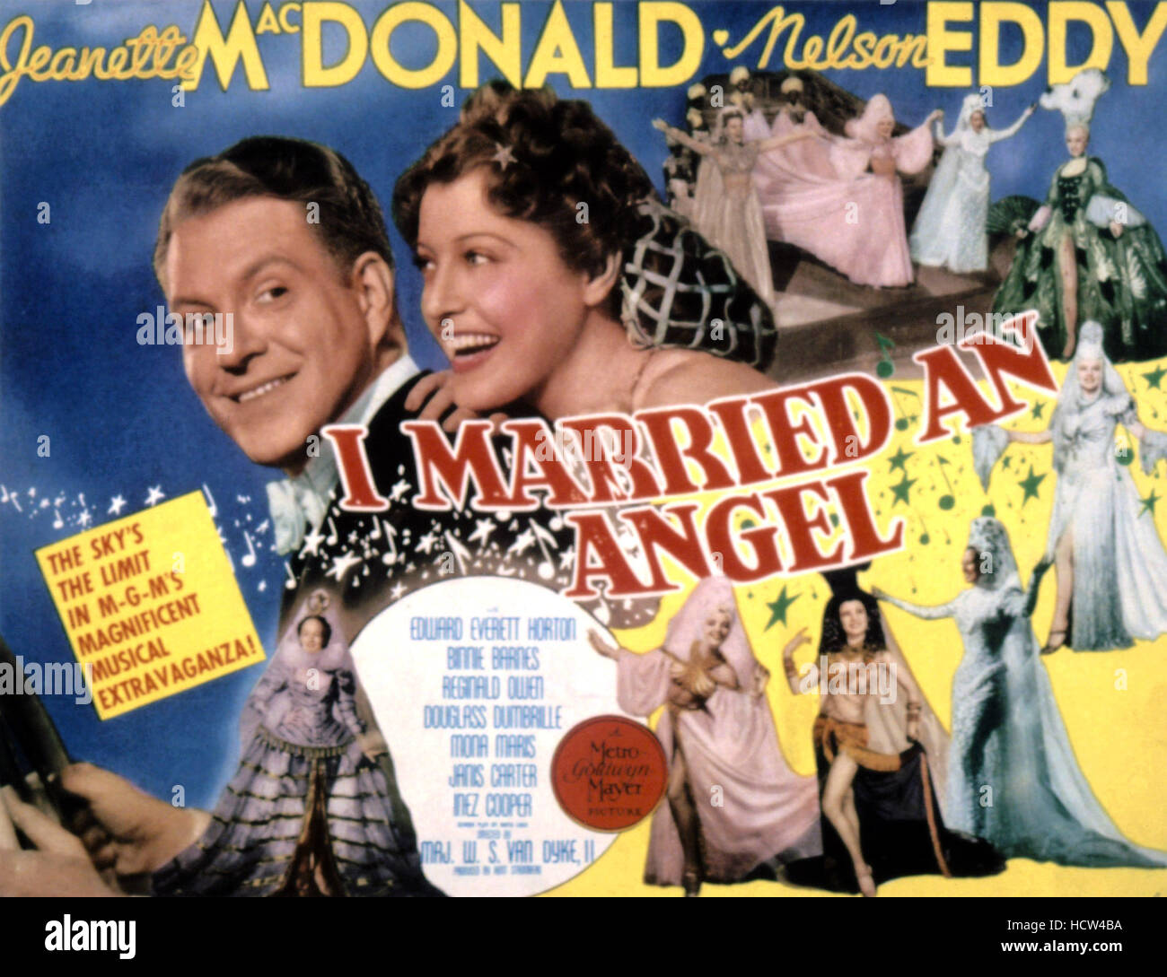 I MARRIED AN ANGEL, Nelson Eddy, Jeanette MacDonald, 1942 Stock Photo ...