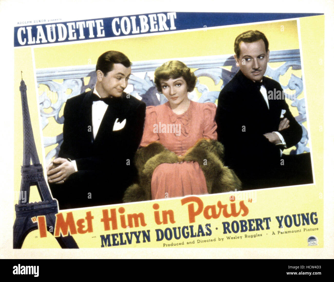 I MET HIM IN PARIS, Robert Young, Claudette Colbert, Melvyn Douglas ...