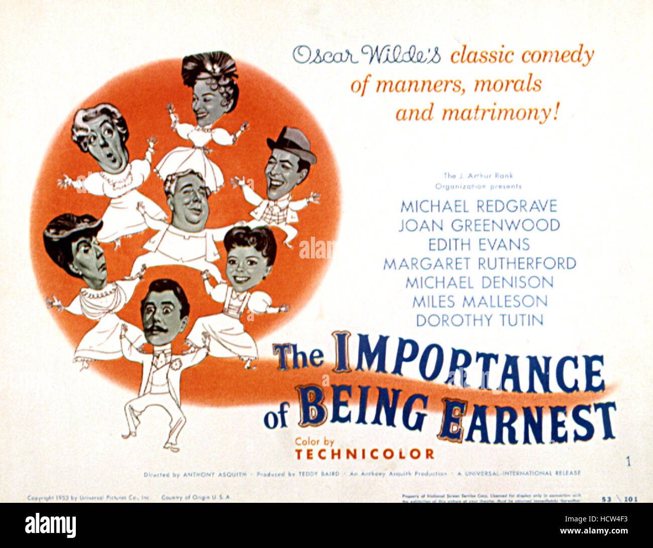 The Importance Of Being Earnest Movie Poster