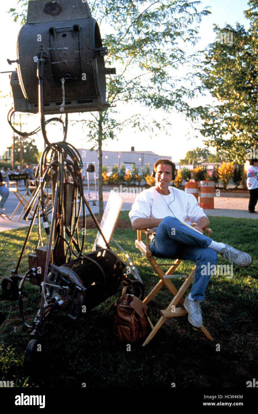IN & OUT, Screenwriter Paul Rudnick on the set, 1997. (c) Paramount ...