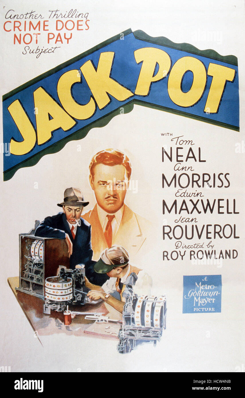 JACK POT, U.S. poster, Tom Neal (center), 1940 Stock Photo - Alamy