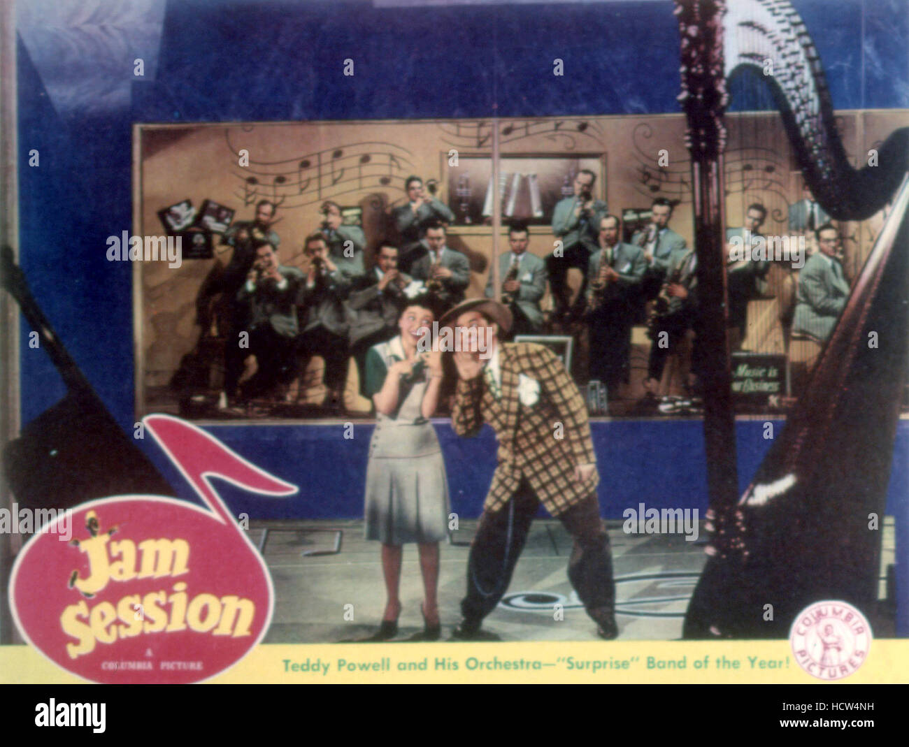 JAM SESSION, Teddy Powell & his orchestra, 1944 Stock Photo - Alamy