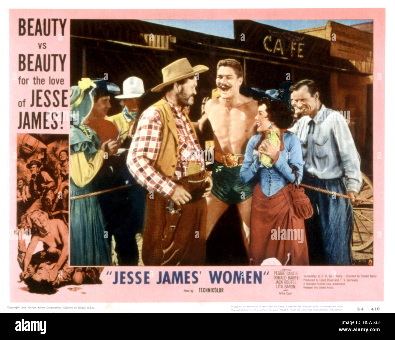JESSE JAMES' WOMEN, Lita Baron, 1954 Stock Photo - Alamy