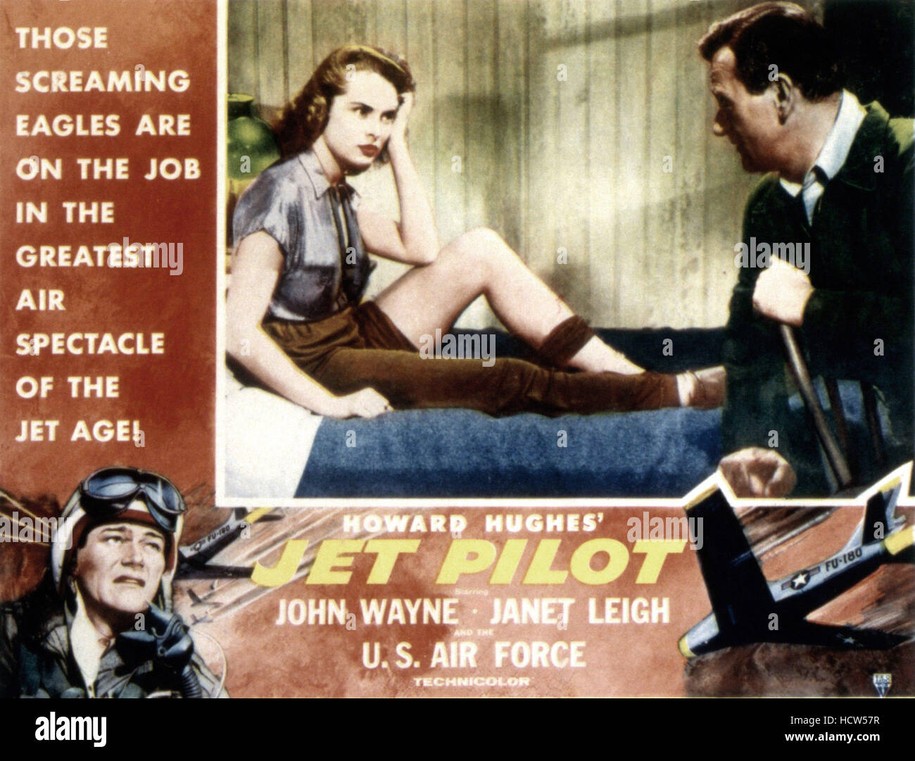 JET PILOT, John Wayne, Janet Leigh, 1950 (released 1957 Stock Photo - Alamy