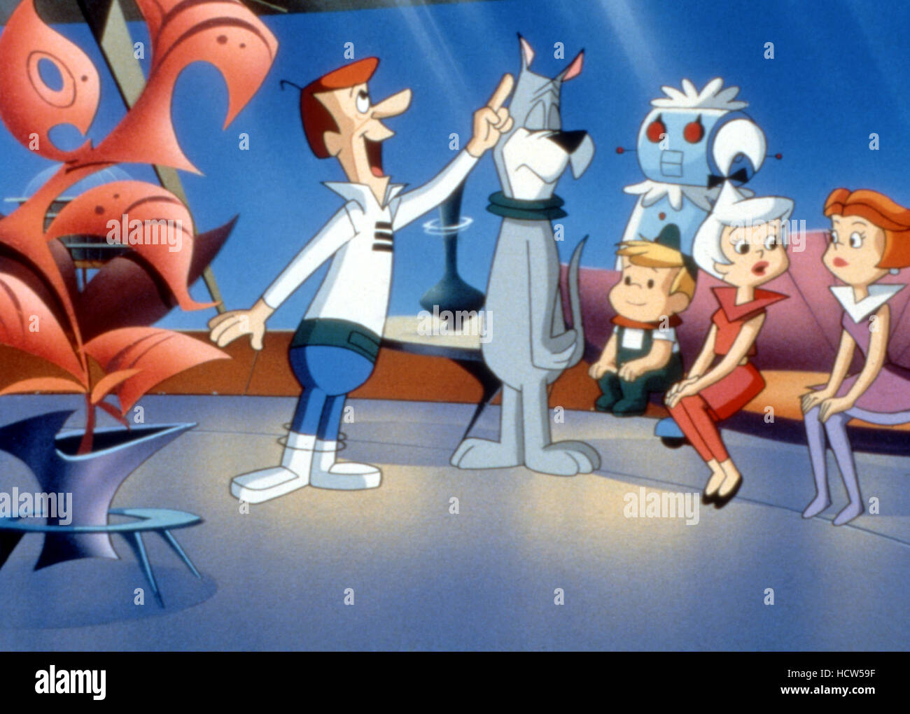 JETSONS: THE MOVIE, George Jetson, Astro, Rosey the Robot, Elroy Jetson ...