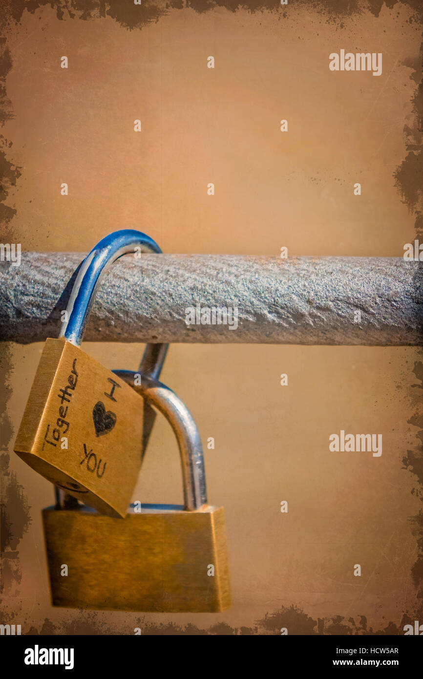 Locked together forever hi-res stock photography and images - Alamy