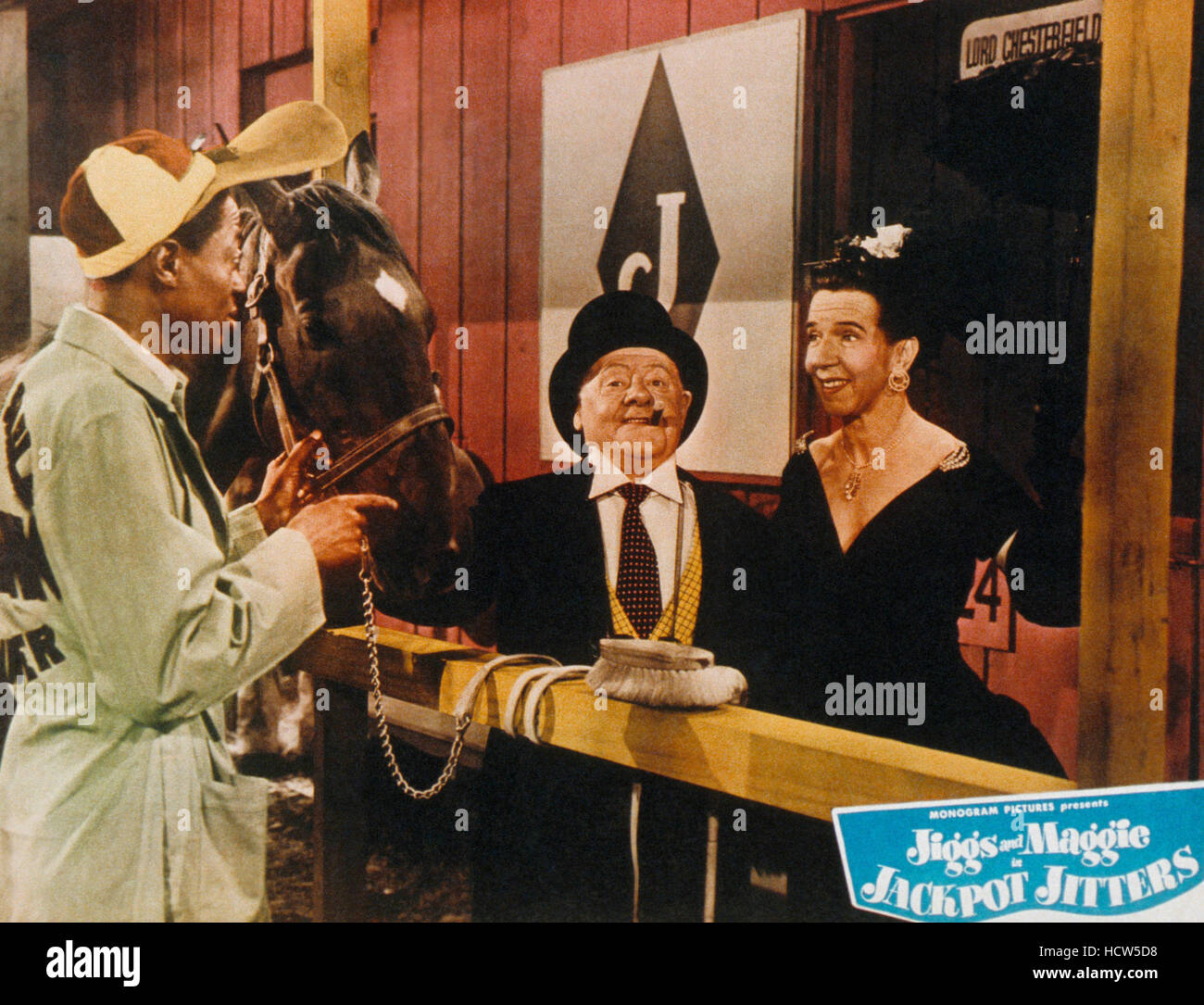 JIGGS AND MAGGIE IN JACKPOT JITTERS, from left, Willie Best, Joe Yule ...