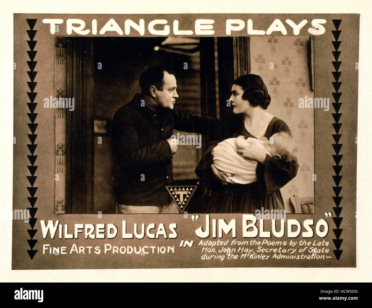 JIM BLUDSO, from left: Wilfred Lucas, Olga Grey, 1917 Stock Photo - Alamy
