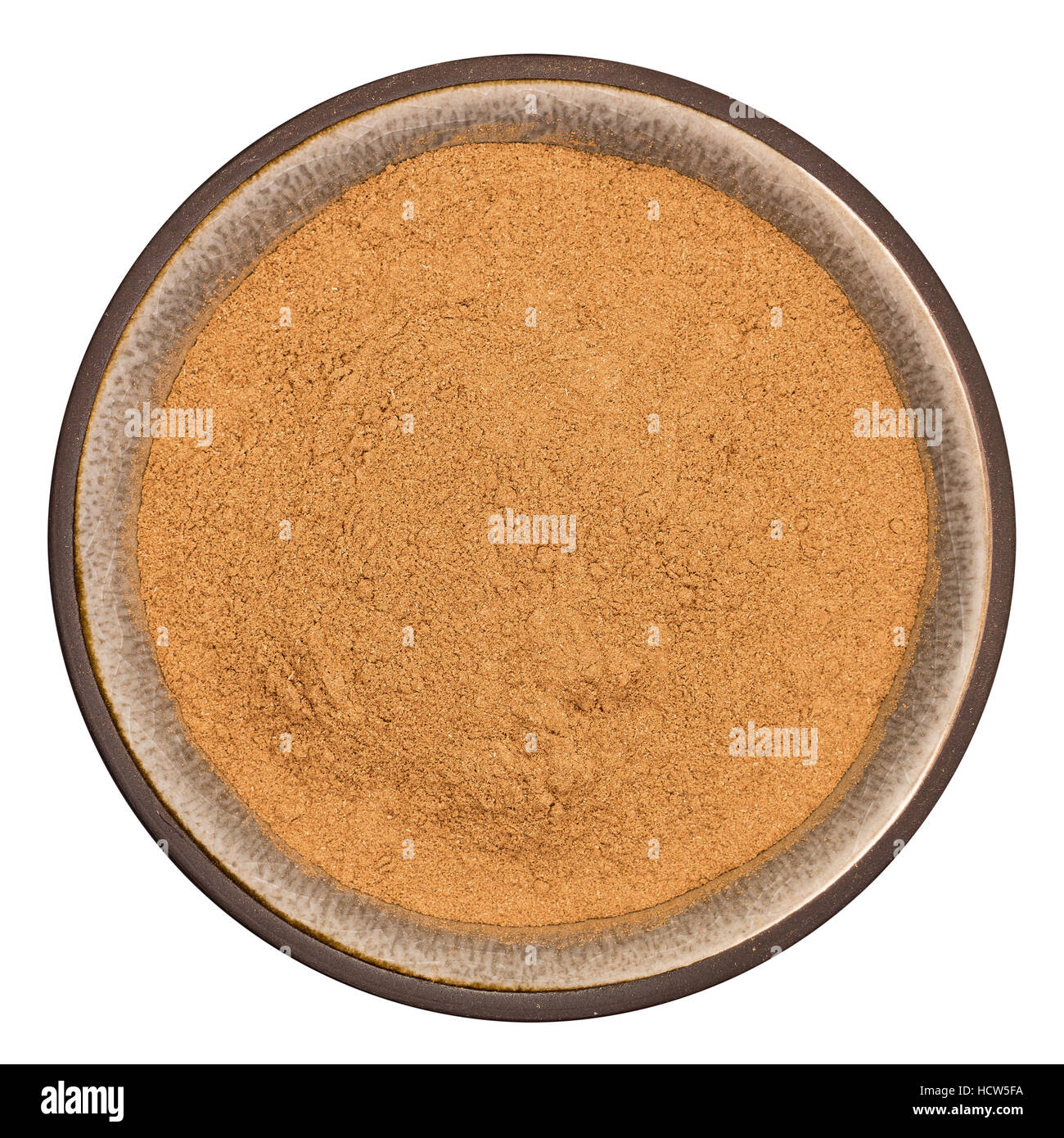 Overhead cinnamon powder hi-res stock photography and images - Alamy