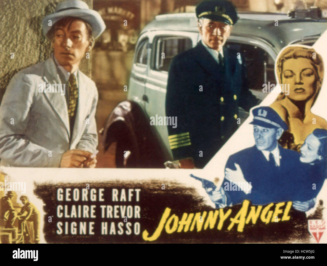 JOHNNY ANGEL, George Raft, Claire Trevor, Signe Hasso, Hoagy Carmichael ...