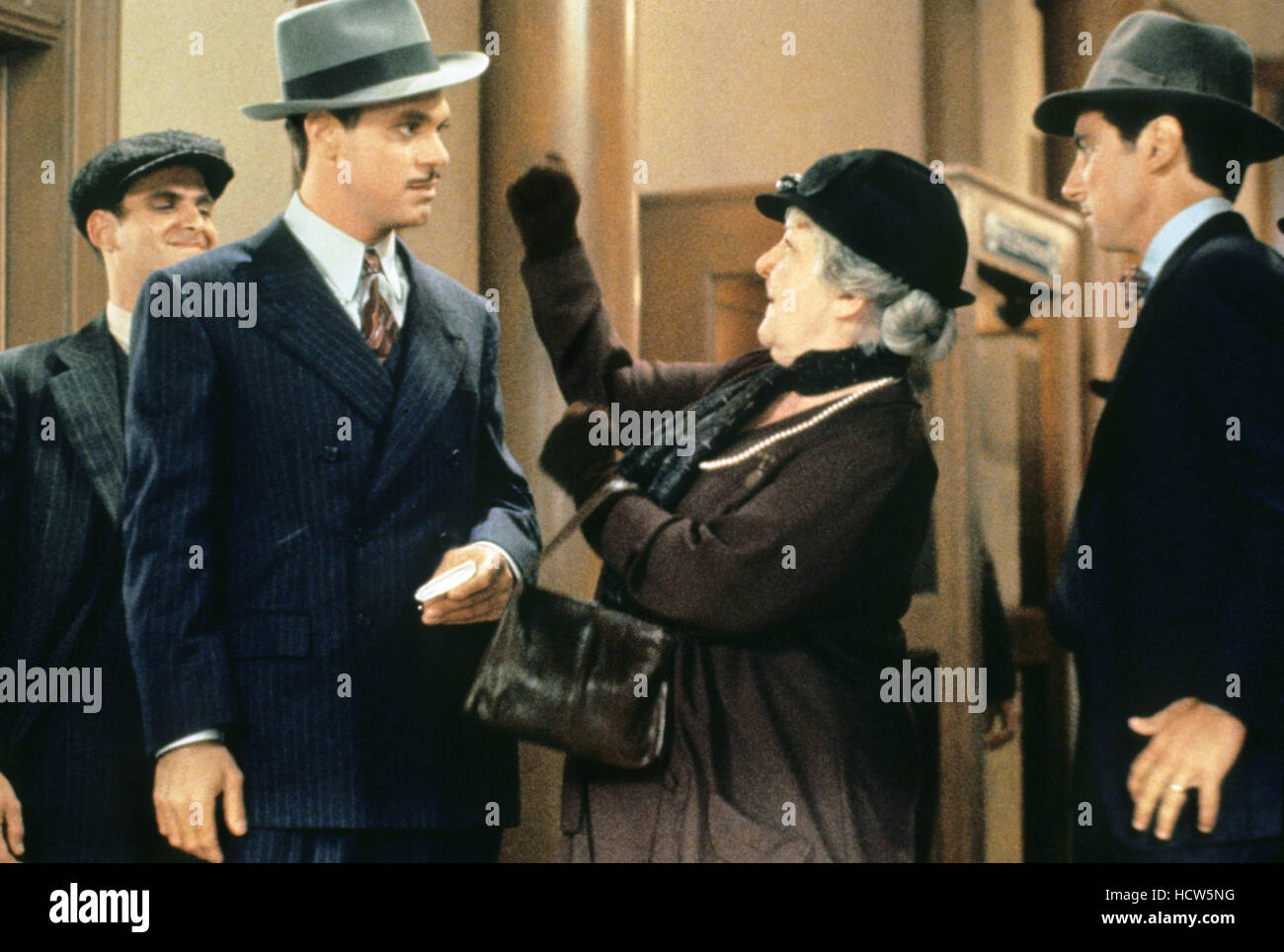 JOHNNY DANGEROUSLY, Griffin Dunne (l.), Joe Piscopo (second from right ...