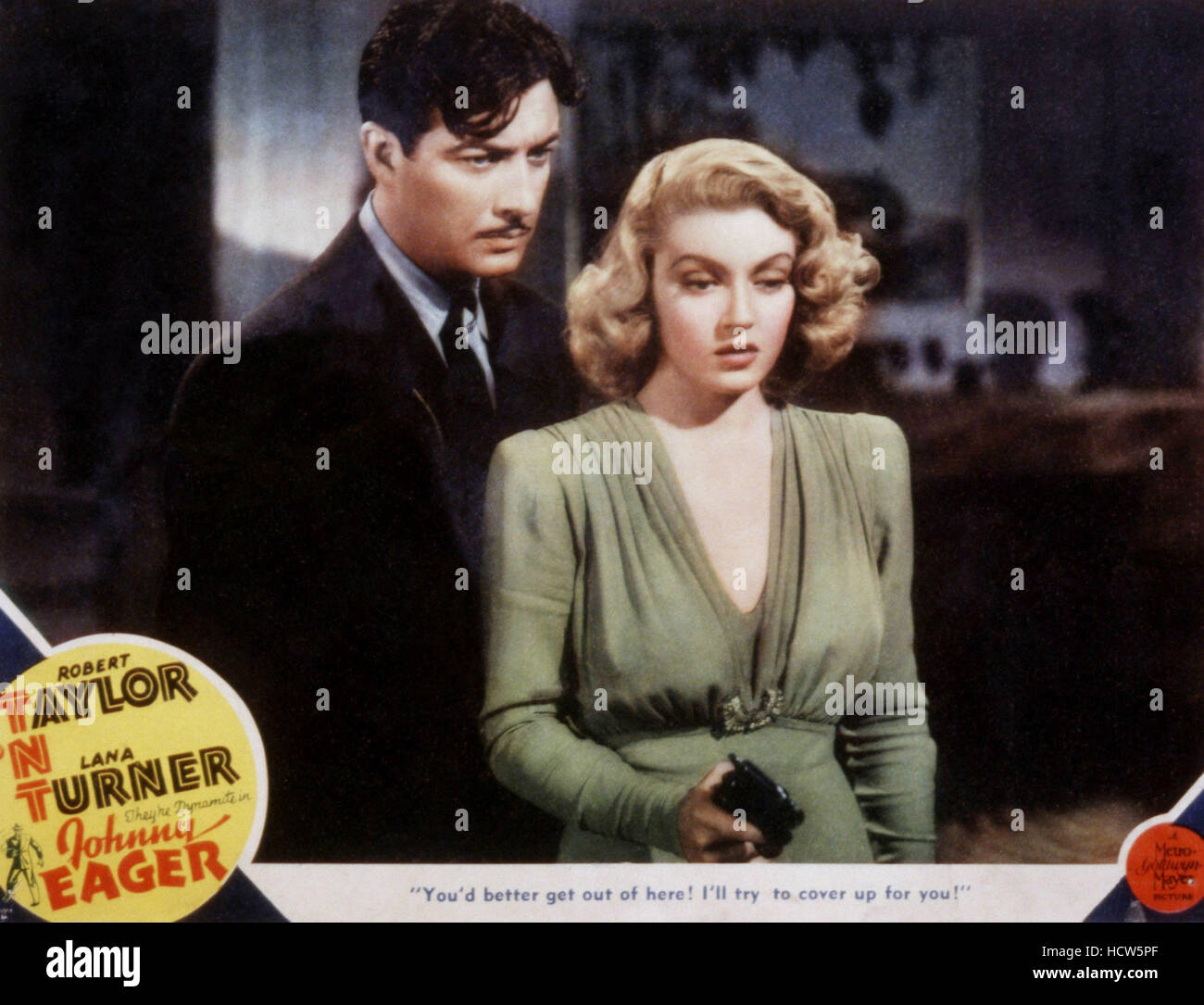 JOHNNY EAGER, Robert Taylor, Lana Turner, 1942 Stock Photo - Alamy