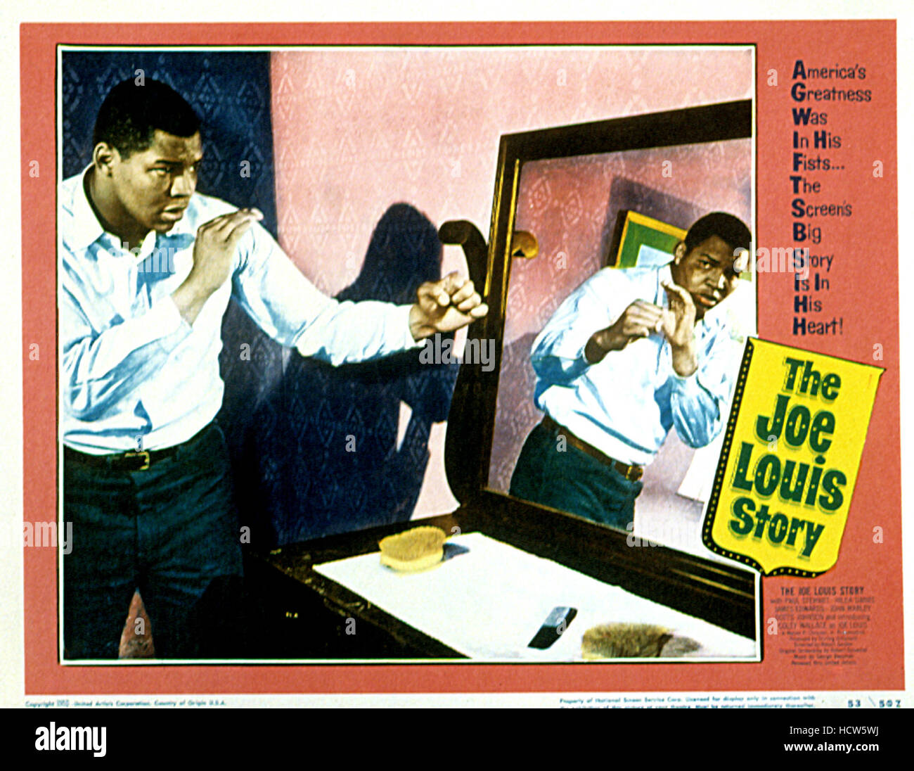 THE JOE LOUIS STORY, Coley Wallace, 1953 Stock Photo - Alamy