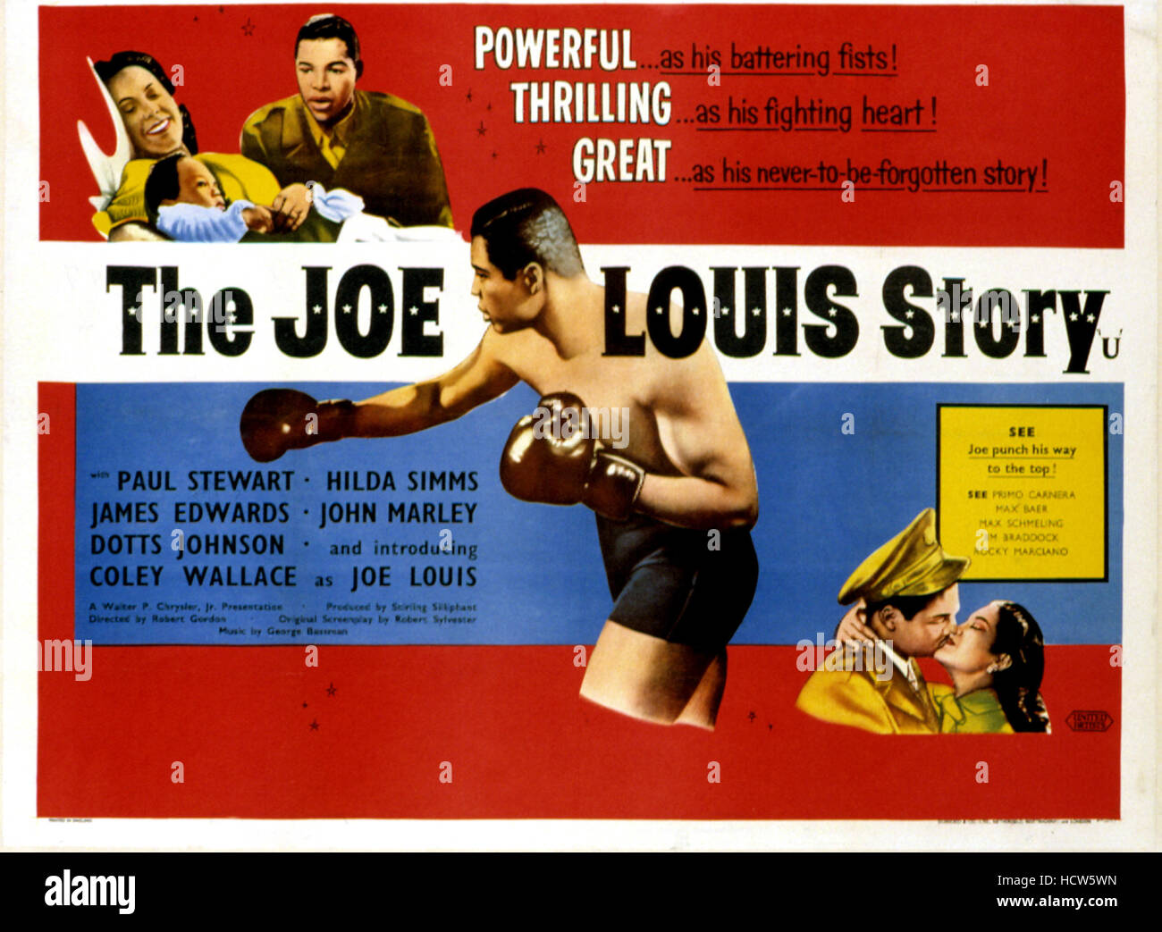 THE JOE LOUIS STORY, Hilda Simms, Coley Wallace, 1953 Stock Photo - Alamy