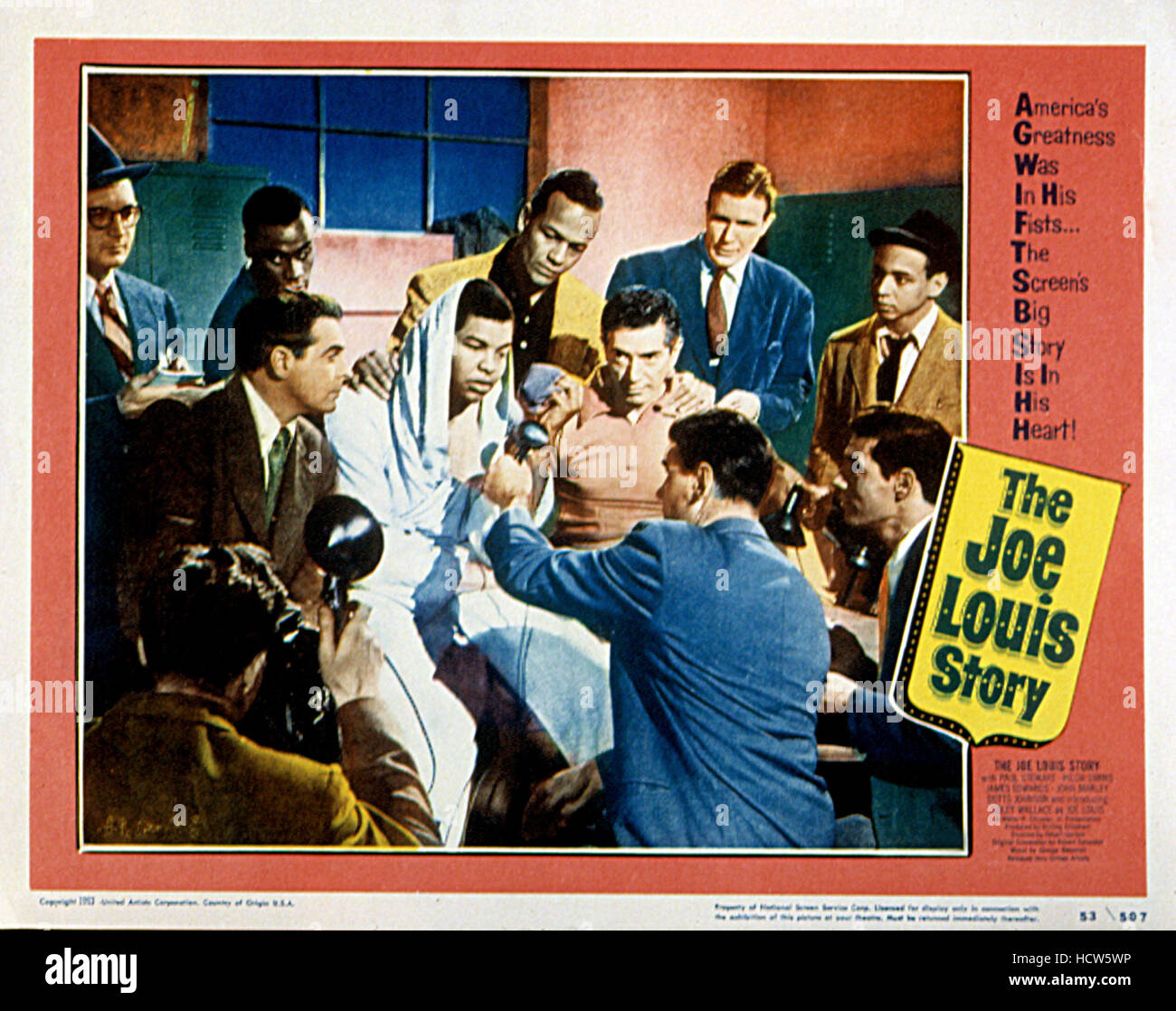 THE JOE LOUIS STORY, Coley Wallace, John Marley, 1953 Stock Photo - Alamy