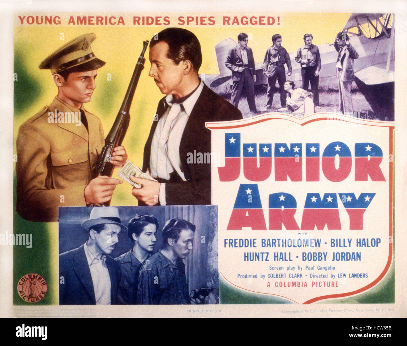 JUNIOR ARMY, top left: Freddie Bartholomew, Rudolph Anders; bottom ...