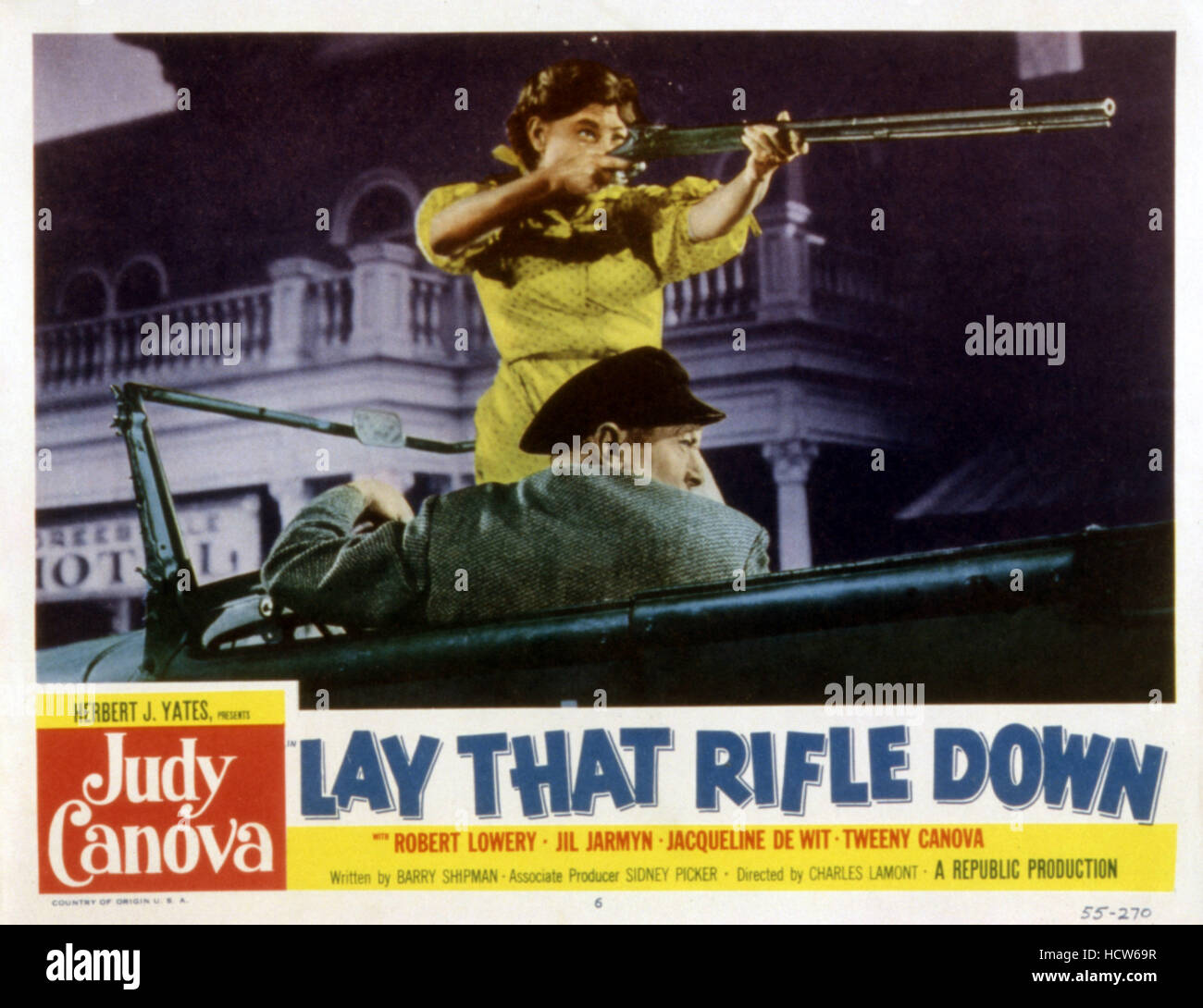 LAY THAT RIFLE DOWN, James Bell, Judy Canova, 1955 Stock Photo - Alamy