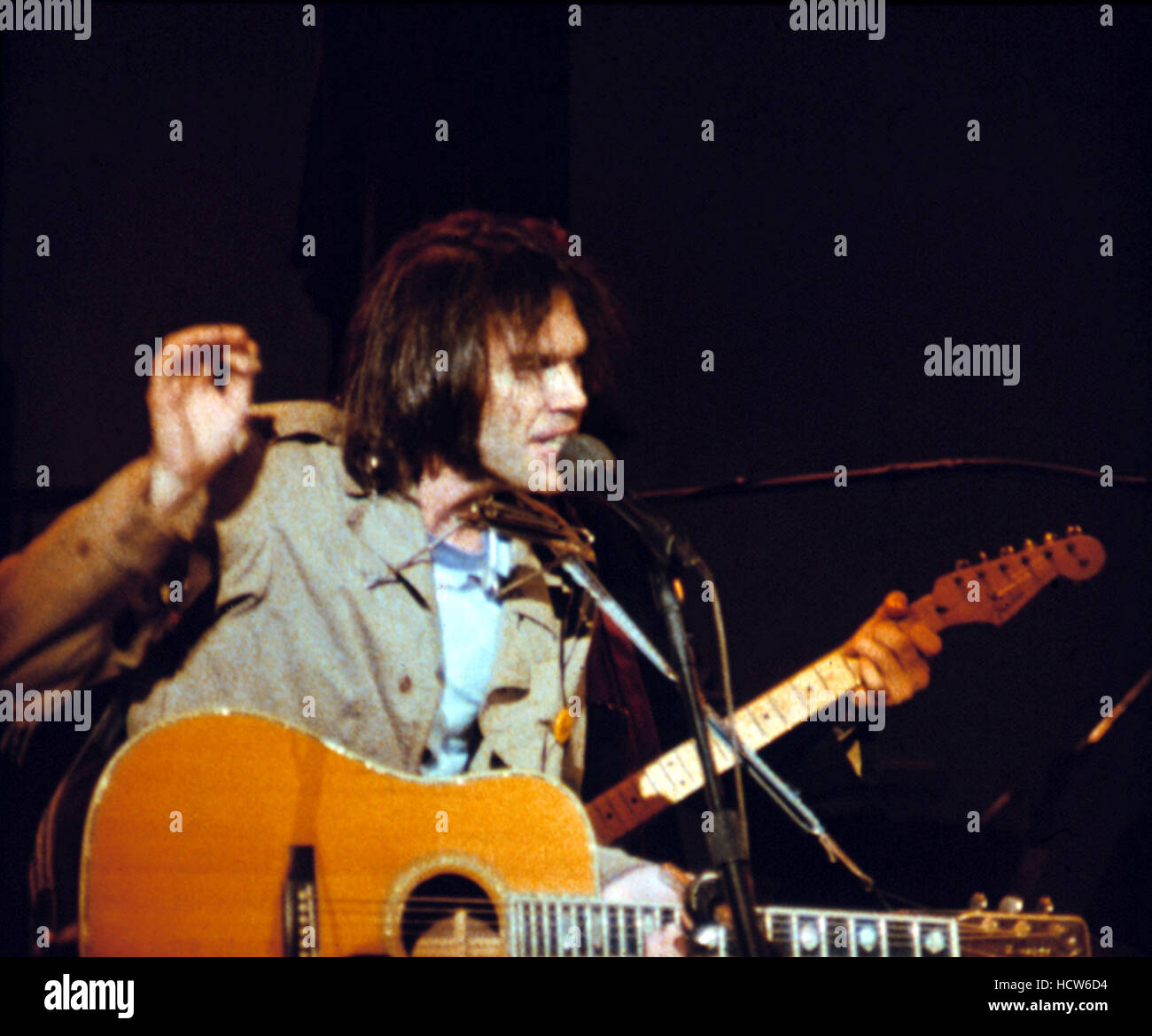 THE LAST WALTZ, Neil Young, 1978 Stock Photo - Alamy